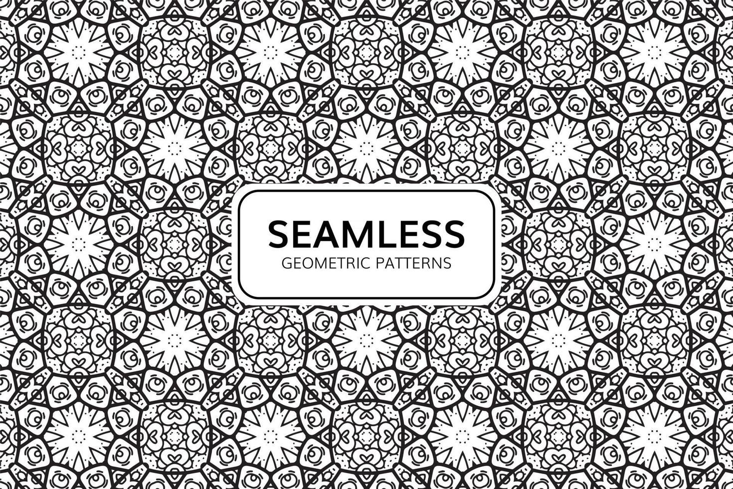 Abstract Geometric Seamless Pattern Background 2434728 Vector Art at ...