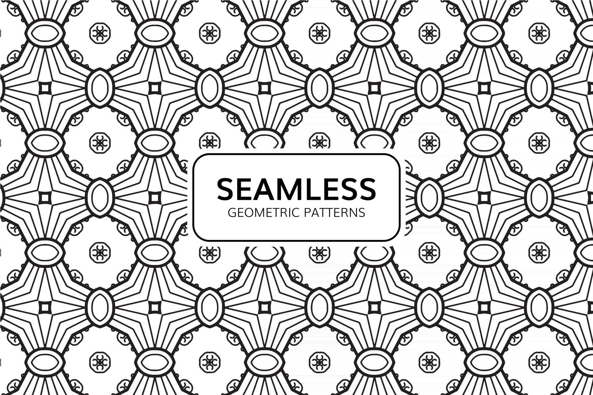 Abstract Geometric Seamless Pattern Background 2434737 Vector Art at ...