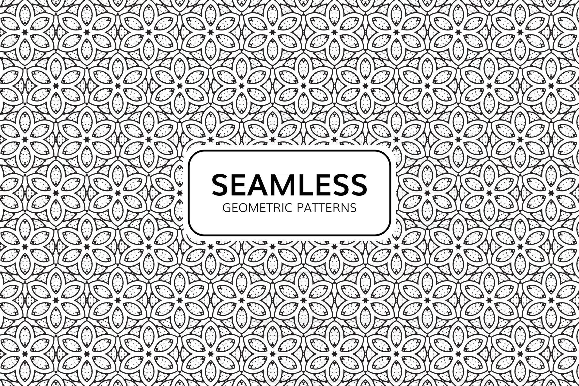 Abstract Geometric Seamless Pattern Background 2434752 Vector Art at ...