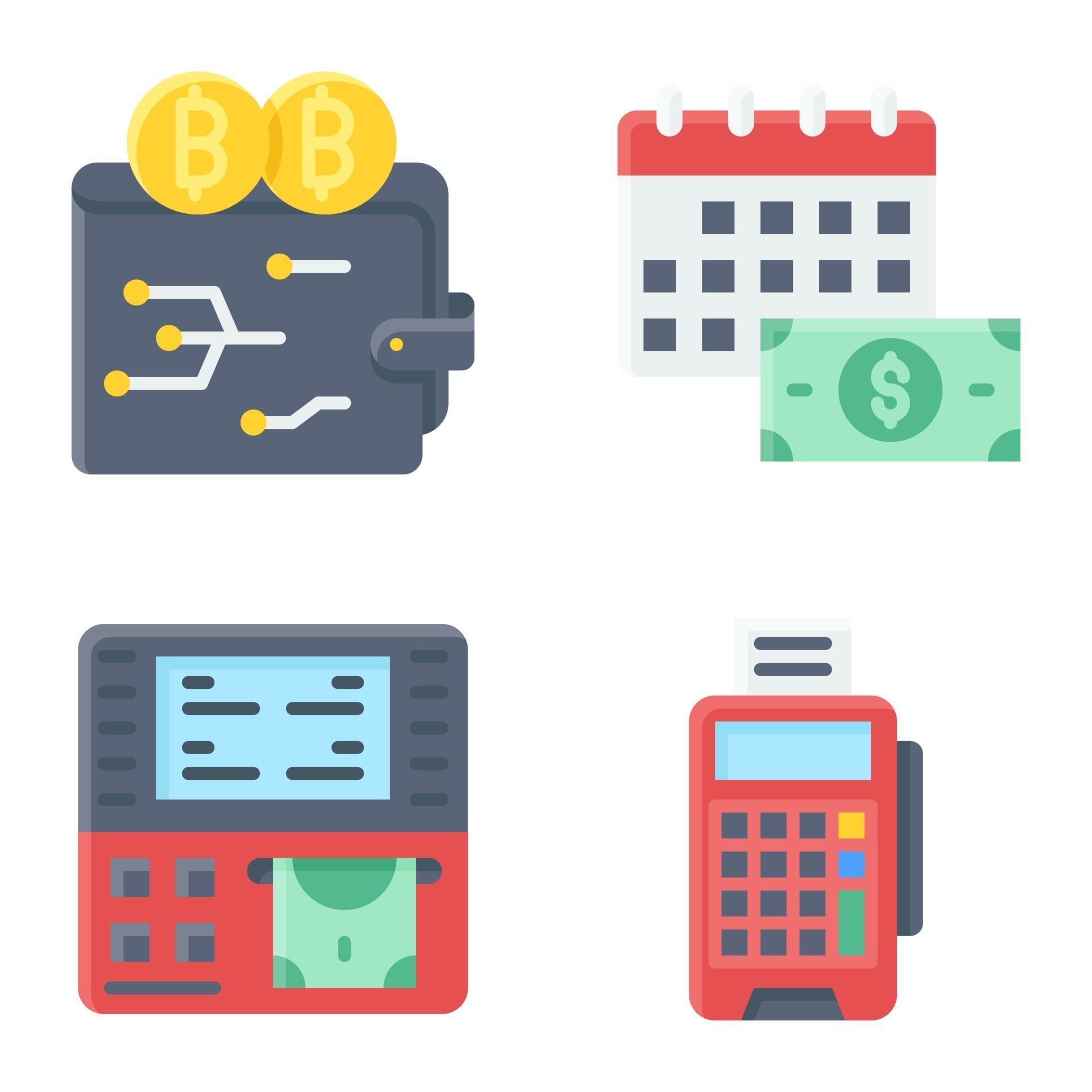 Digital Payment icon set Payment related vector 2435505 Vector Art at ... Digital Payment icon set Payment related vector 2435505 Vector Art at ...