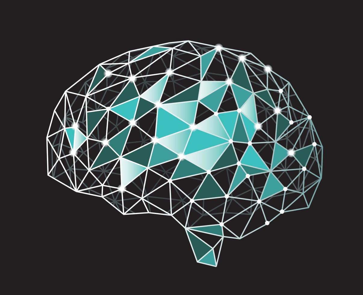 Vector Artificial Intelligence Concept Illustration Isolated On A Black ... Vector Artificial Intelligence Concept Illustration Isolated On A Black ...