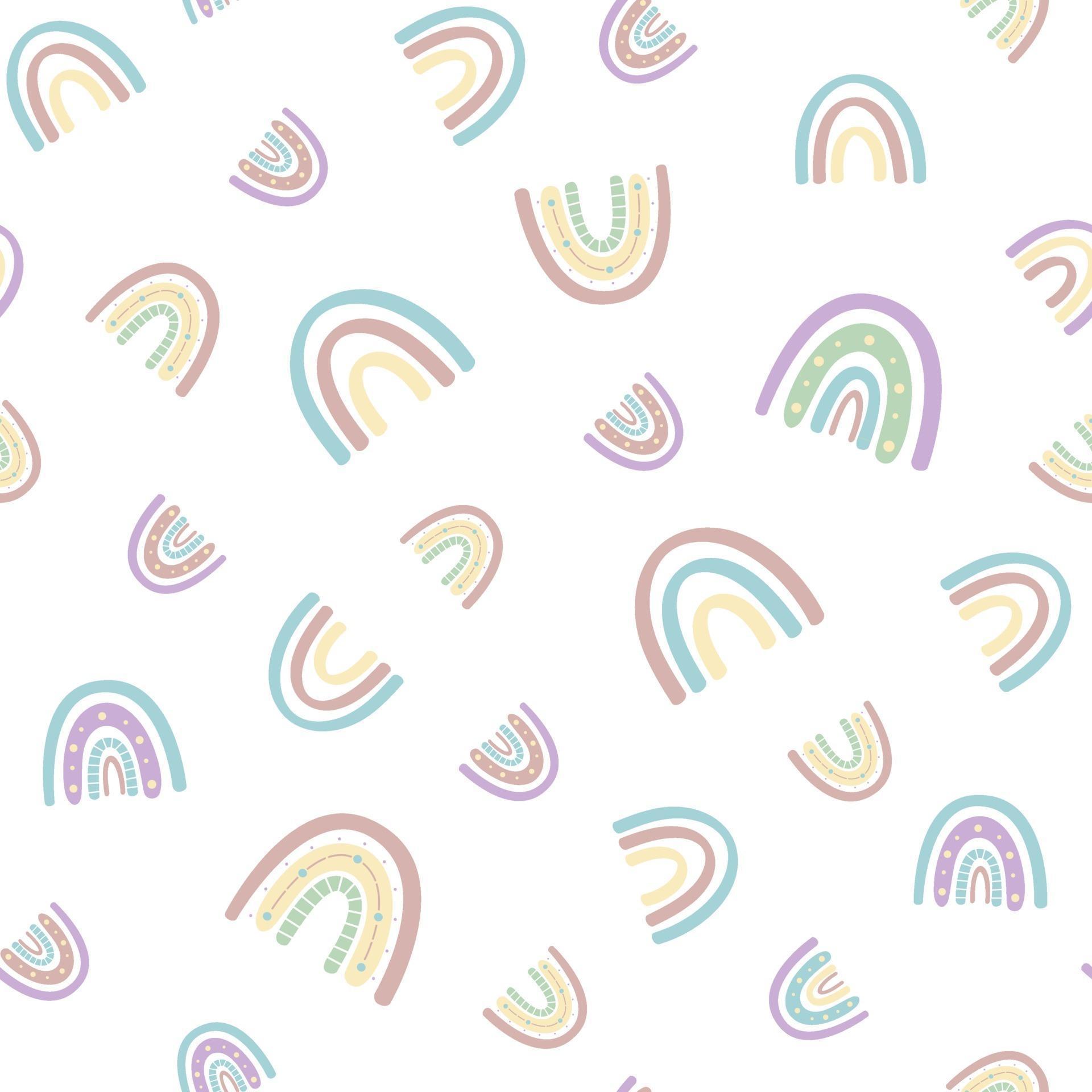 Abstract colorful rainbow seamless pattern. Vector illustration 2440029 ...