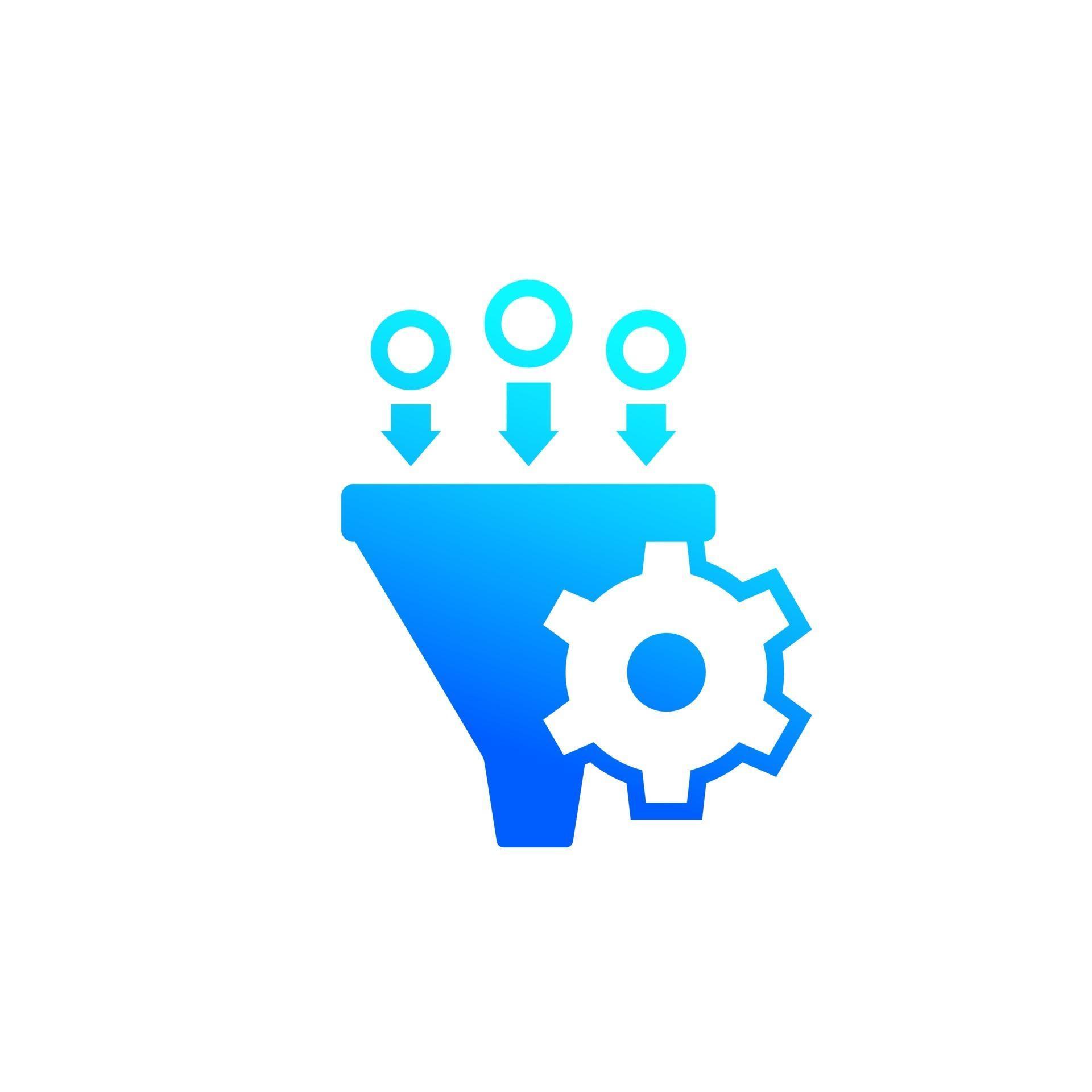 Conversion rate optimization icon 2443237 Vector Art at Vecteezy