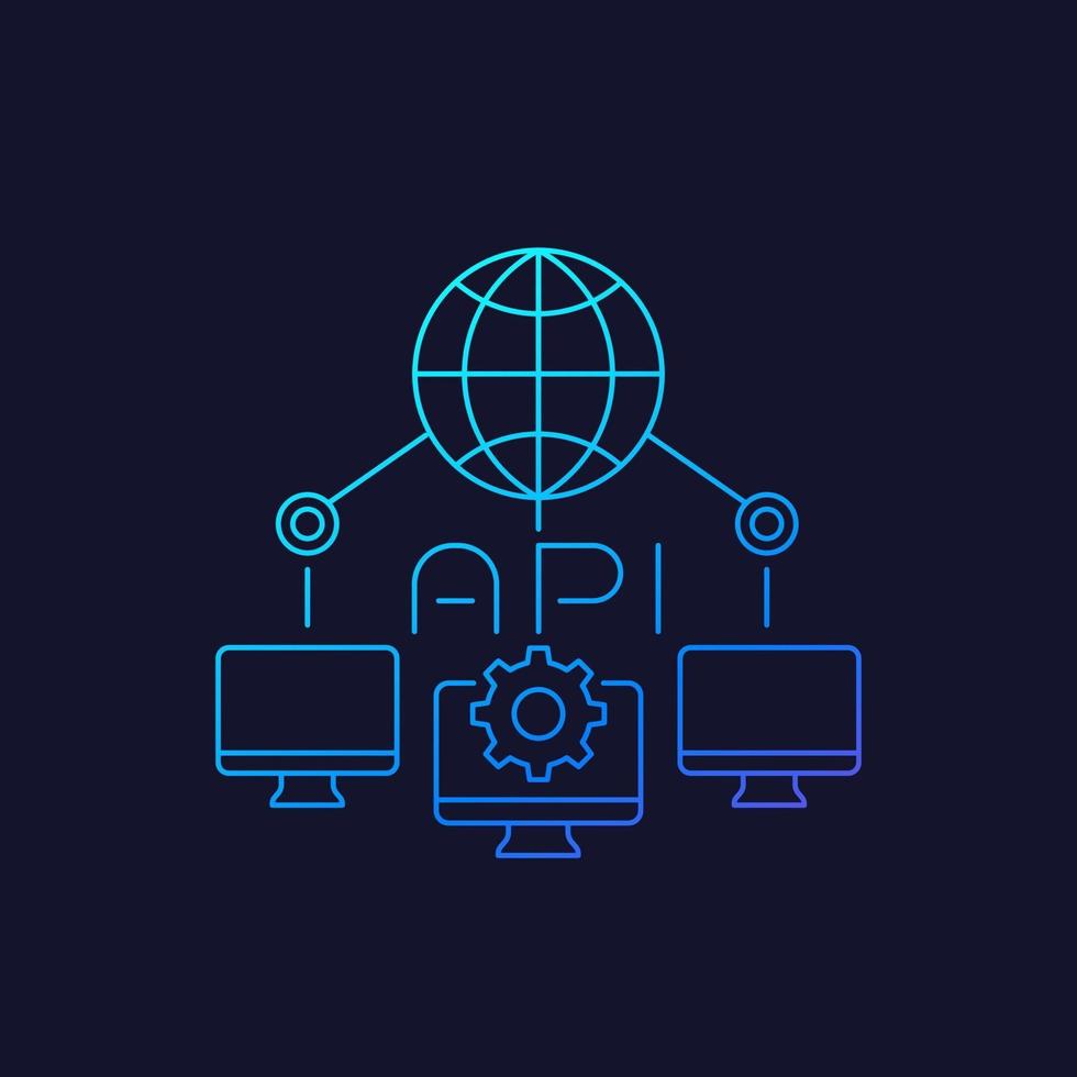 network api icon 2443260 Vector Art at Vecteezy