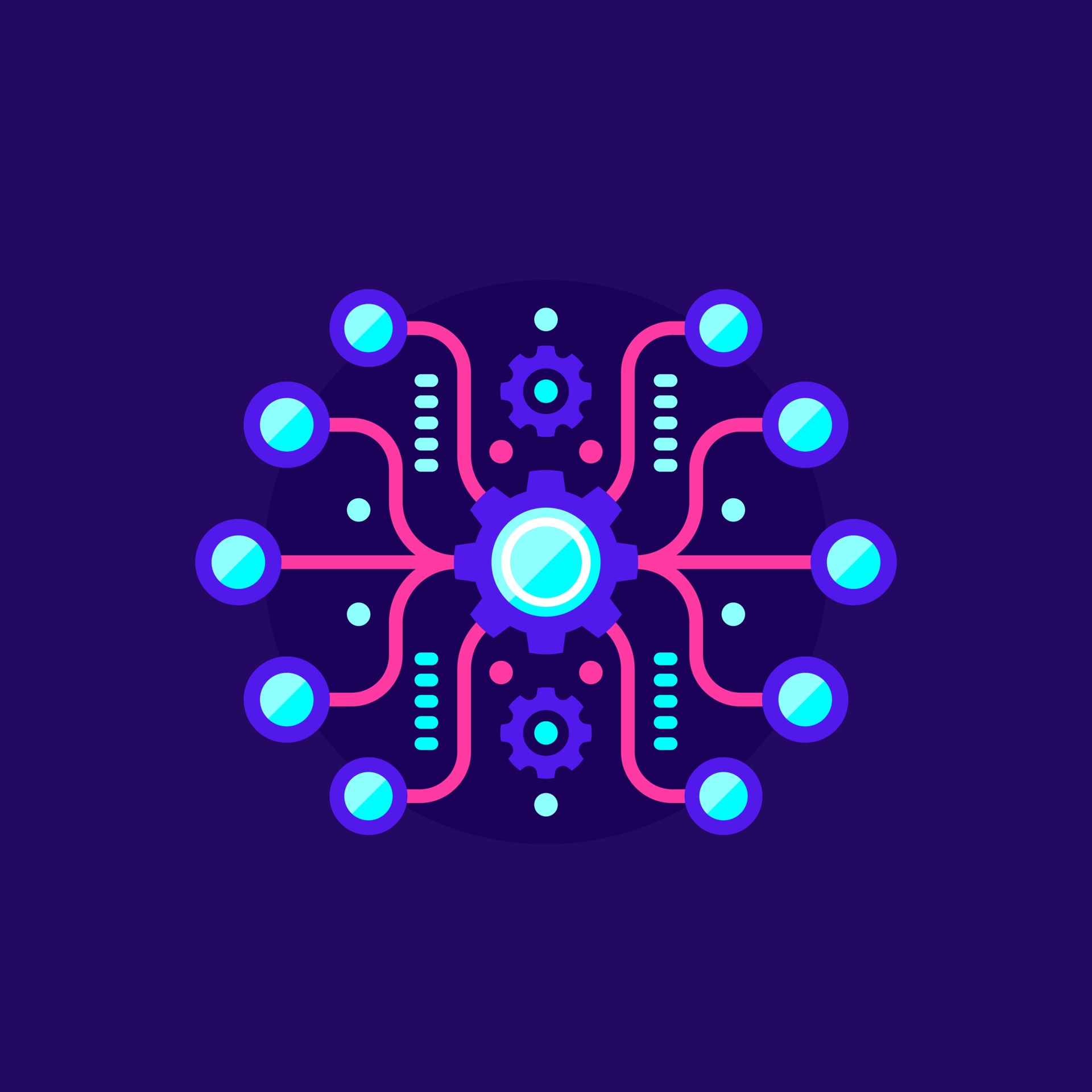Automation and software integration vector icon 2443293 Vector Art at ...