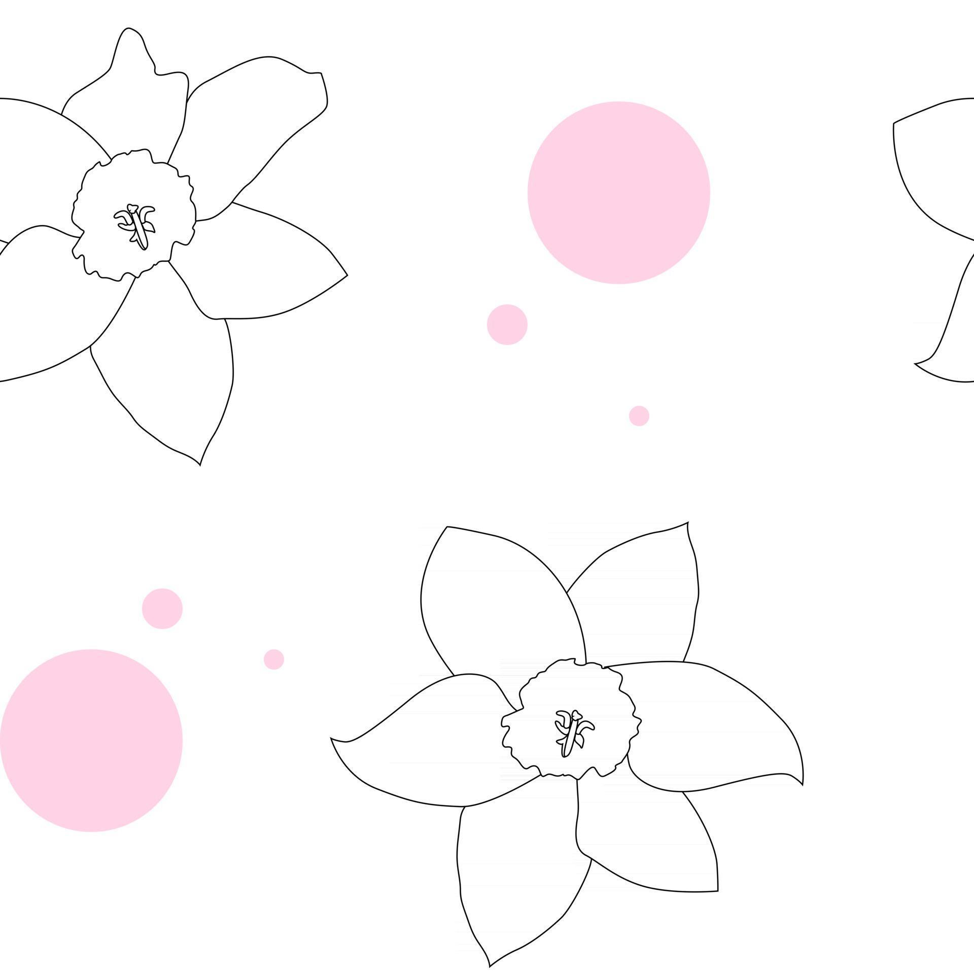 Abstract Spring Flower Seamless Pattern Background 2444361 Vector Art ...