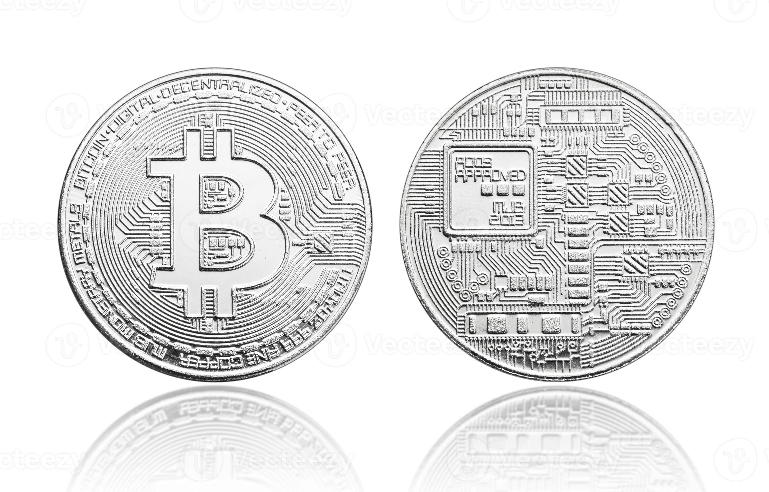 Silver Bitcoin coin isolated on white background 2447899 Stock Photo at ... Silver Bitcoin coin isolated on white background 2447899 Stock Photo at ...