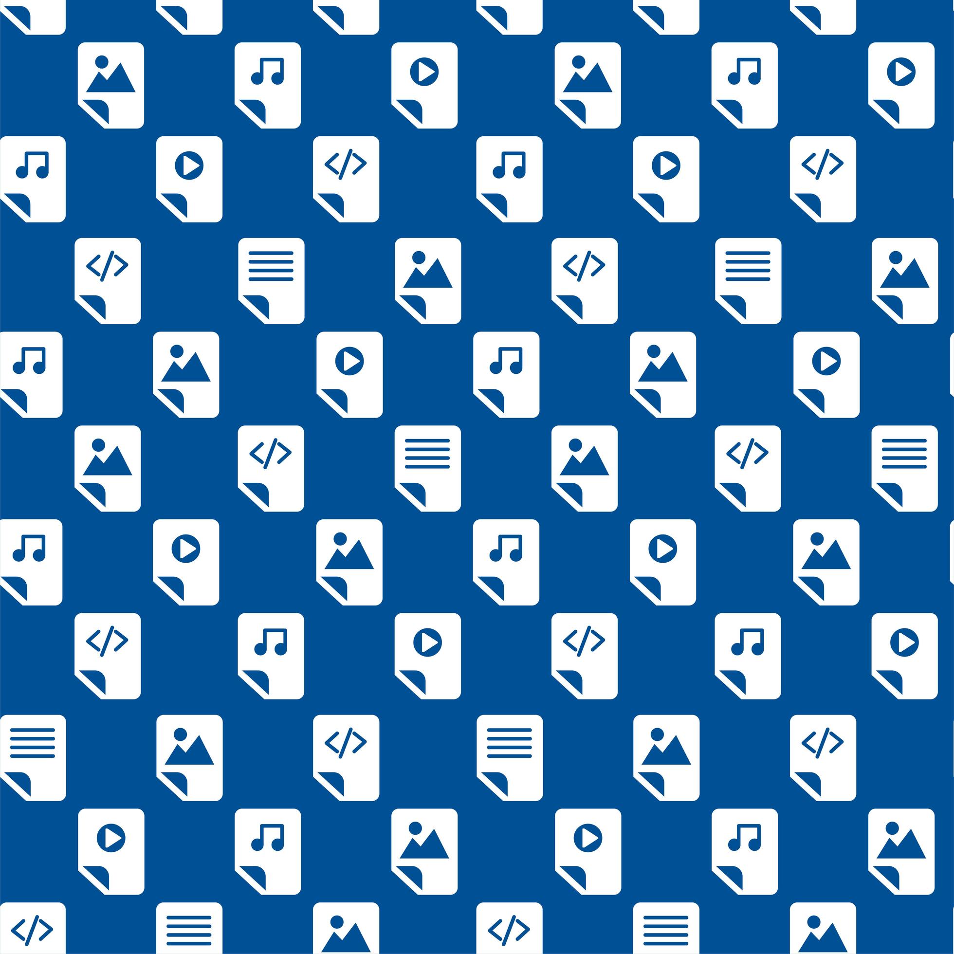 Seamless Pattern with Document Files Folders Icons 2450716 Vector Art ...