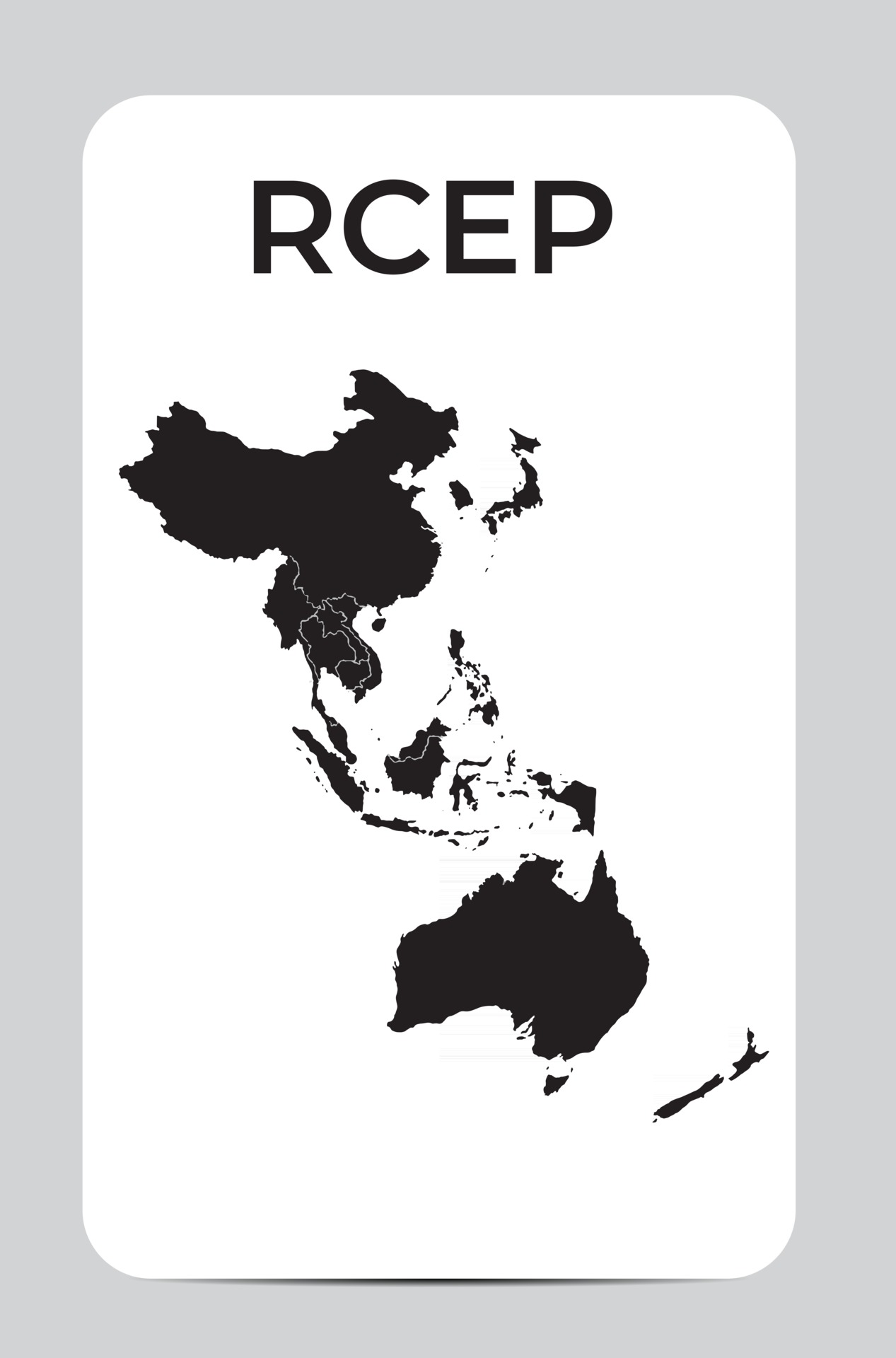 Modern Regional Comprehensive Economic Partnership rcep map 2451423 ... Modern Regional Comprehensive Economic Partnership rcep map 2451423 ...