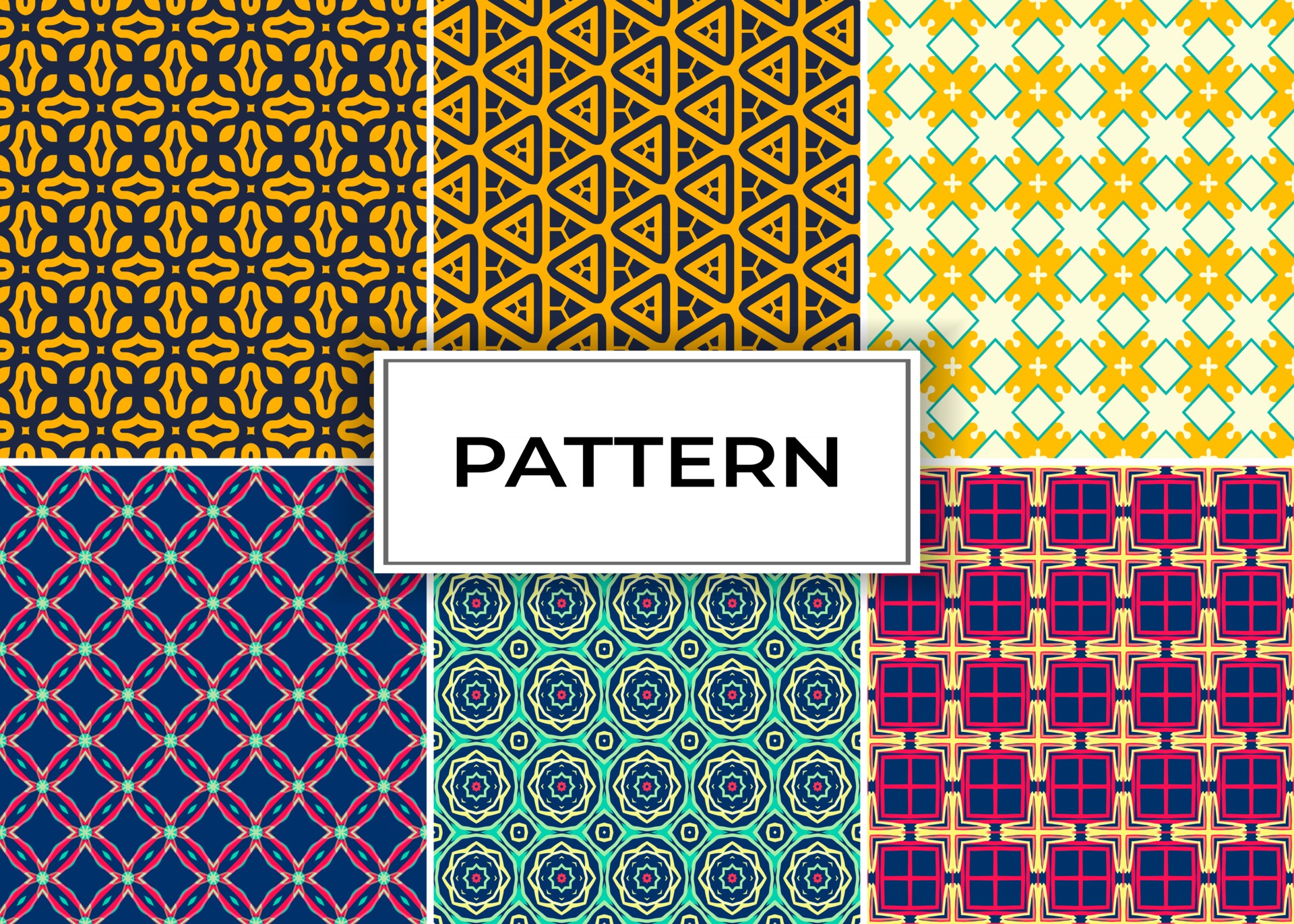pattern set vector 2455461 Vector Art at Vecteezy