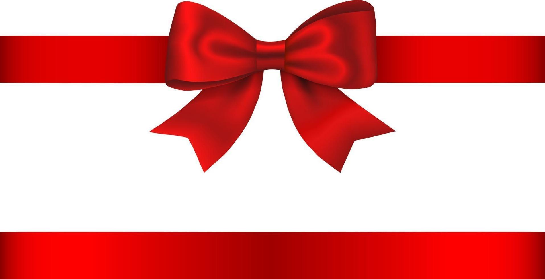 red bow and ribbon 2462544 Vector Art at Vecteezy