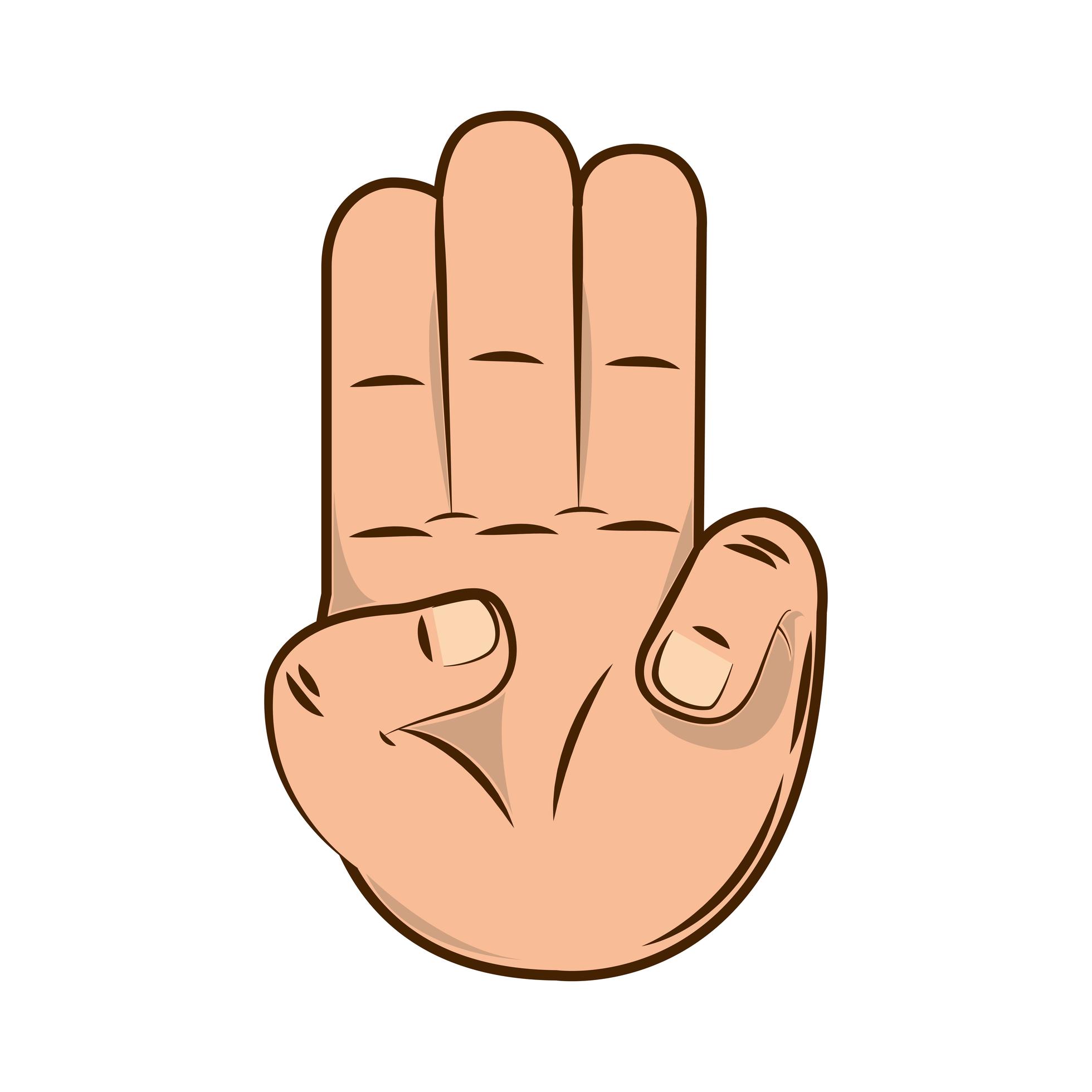 hand showing three fingers 2465883 Vector Art at Vecteezy hand showing three fingers 2465883 Vector Art at Vecteezy