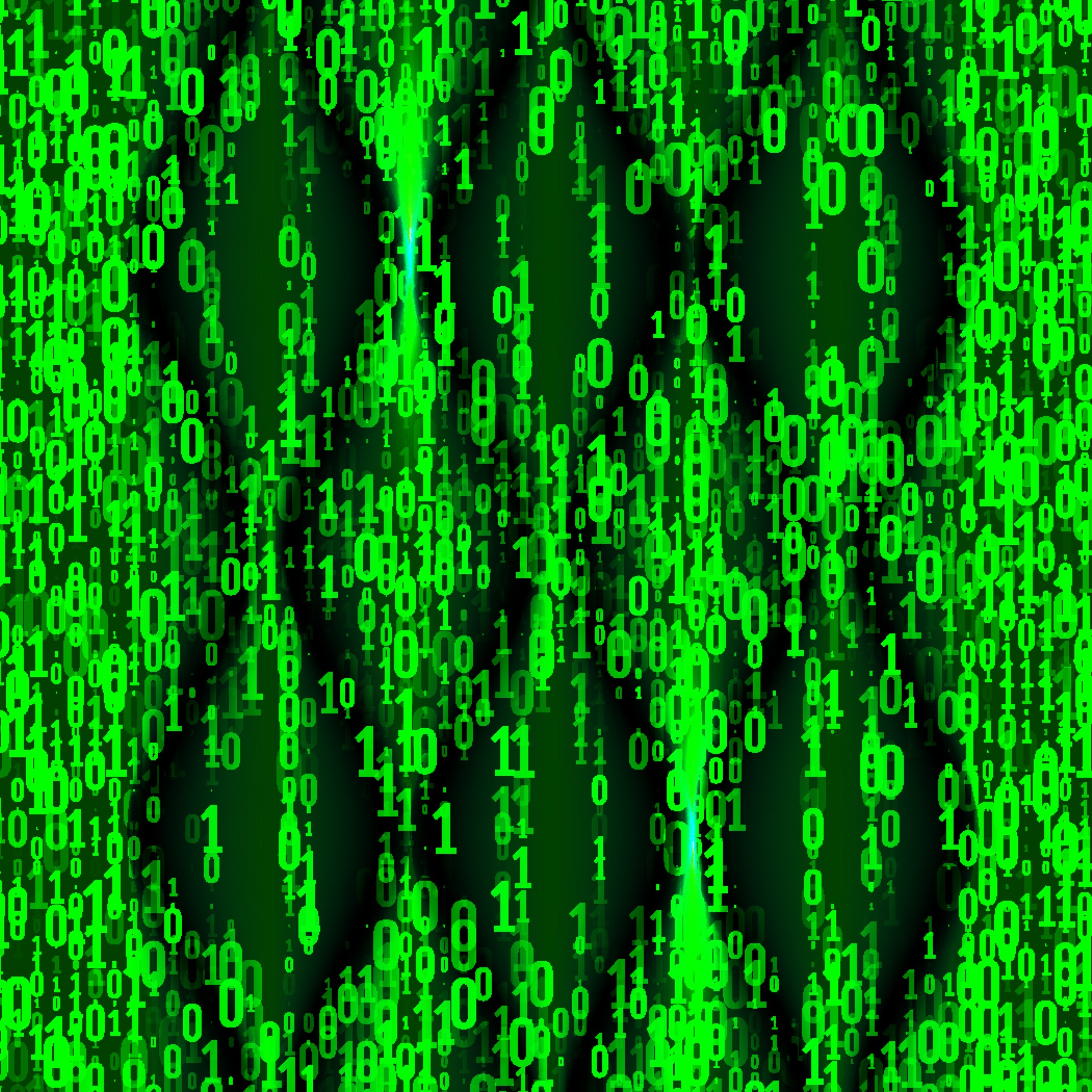Background In A Matrix Style Falling Random Numbers 2468607 Vector Art