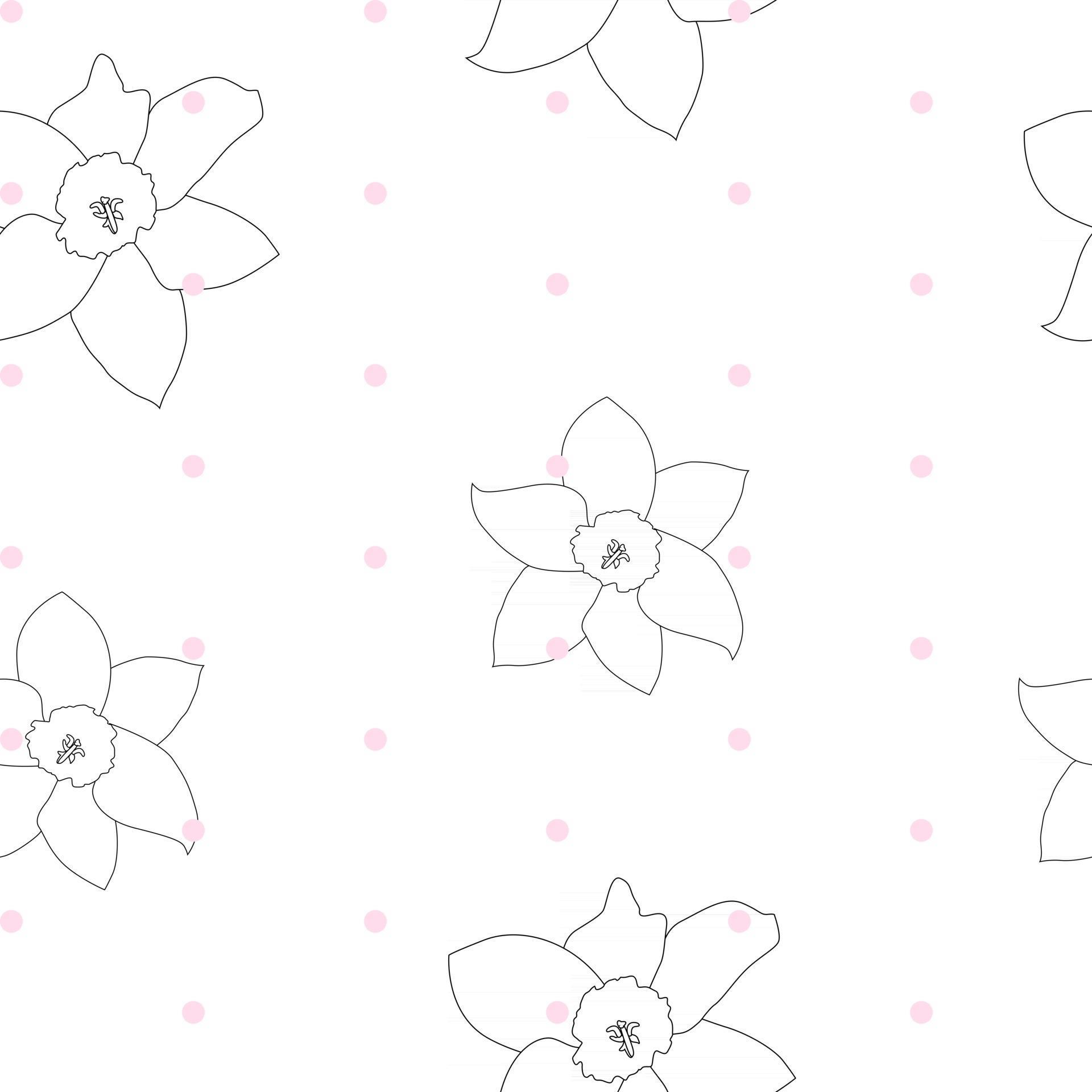 Abstract Spring Flower Seamless Pattern Background 2470818 Vector Art ...