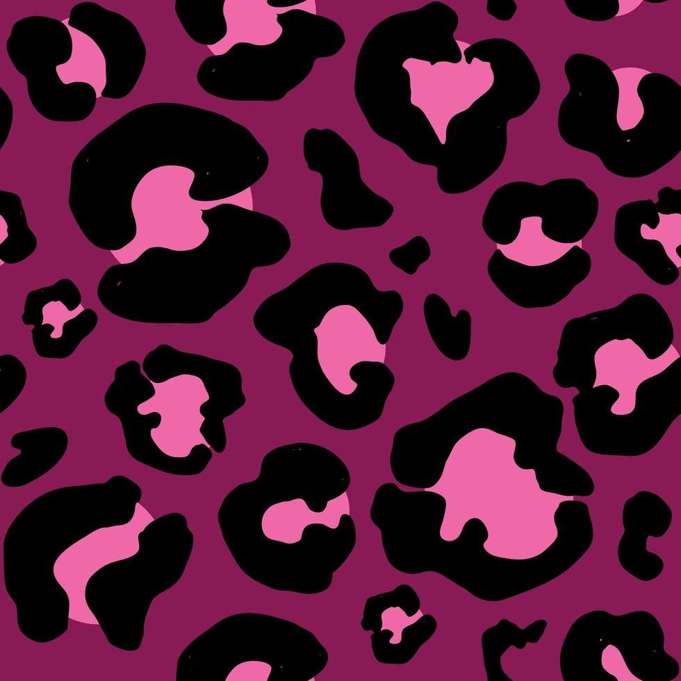 Leopard skin hand drawn. animal print drawing. Seamless Pattern. Vector ... Leopard skin hand drawn. animal print drawing. Seamless Pattern. Vector ...