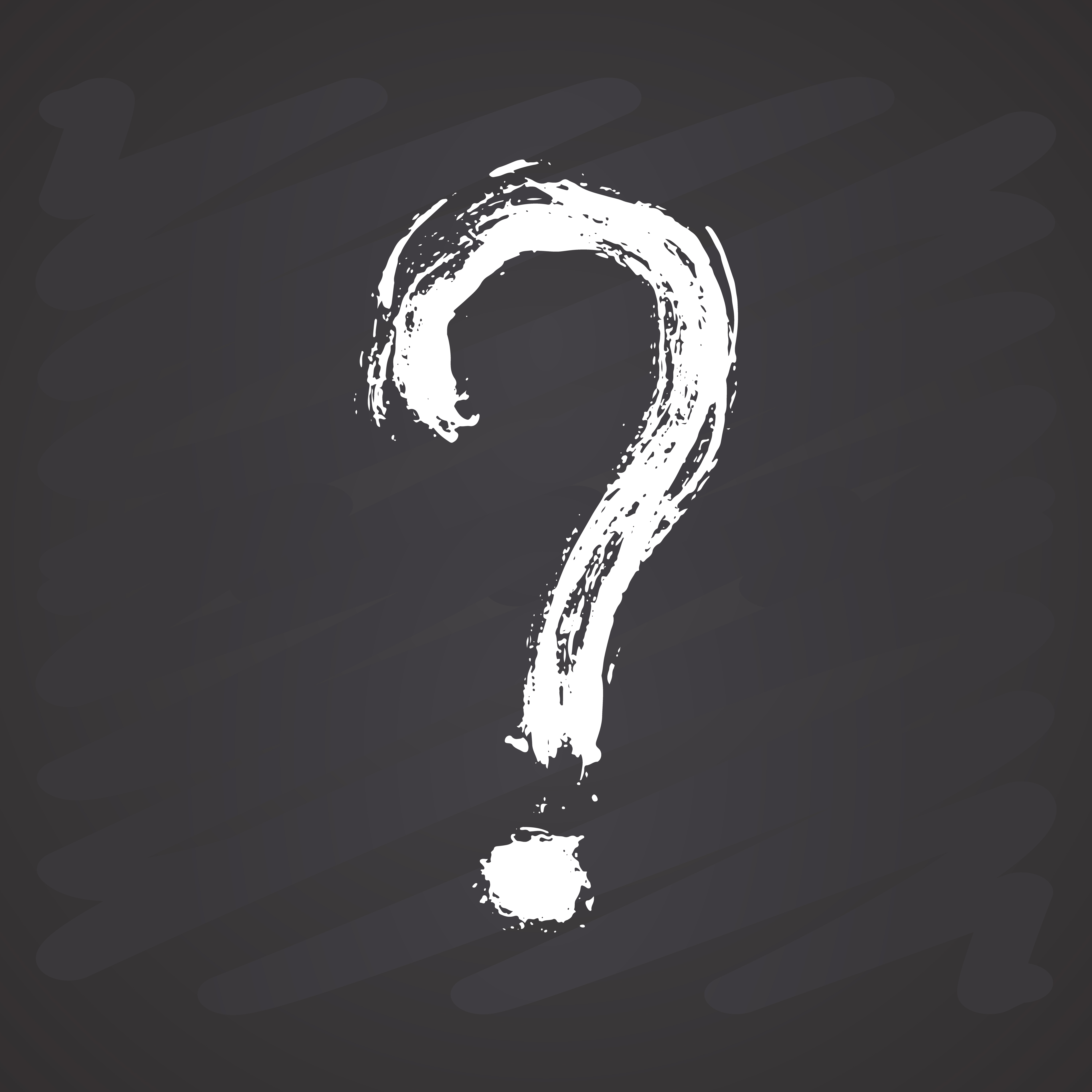 Question Mark grunge textured hand drawn, vector illustration on ... Question Mark grunge textured hand drawn, vector illustration on ...