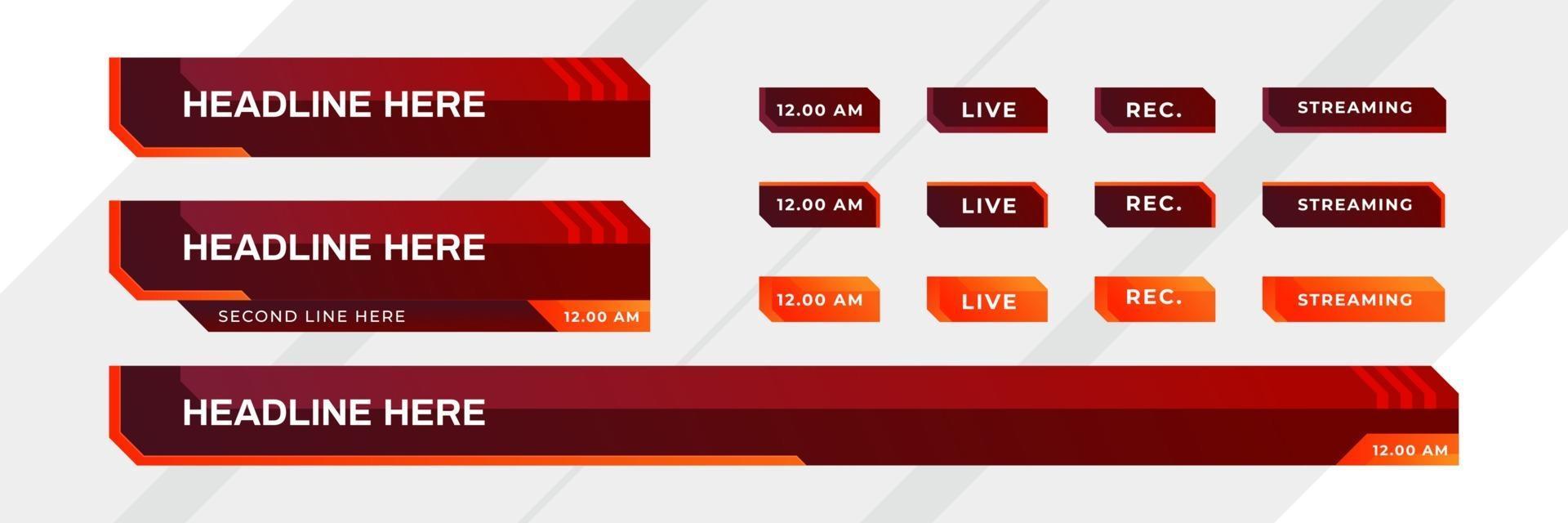 text video strip vector lower third design template 2484218 Vector Art ... text video strip vector lower third design template 2484218 Vector Art ...