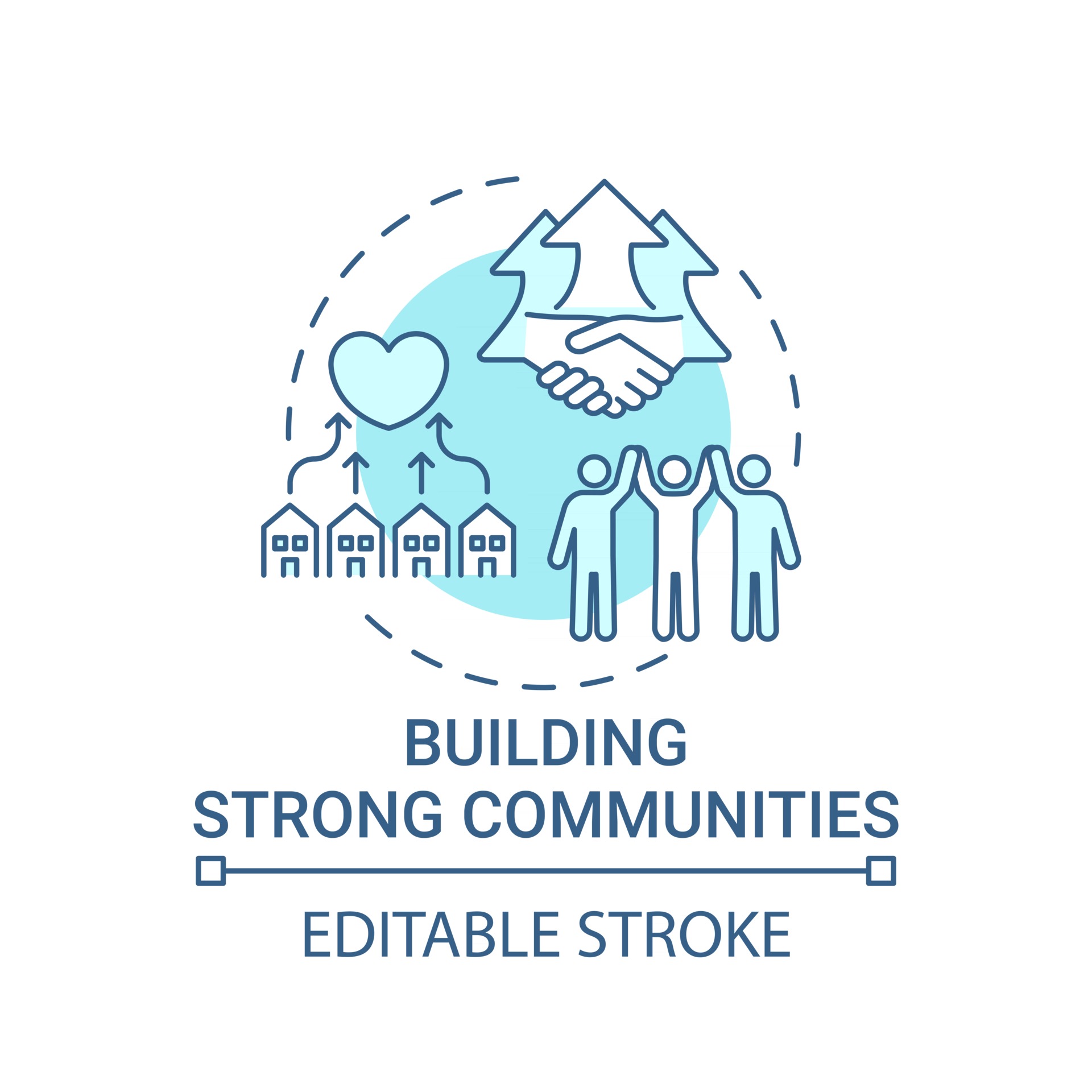 Building strong communities concept icon 2487259 Vector Art at Vecteezy Building strong communities concept icon 2487259 Vector Art at Vecteezy