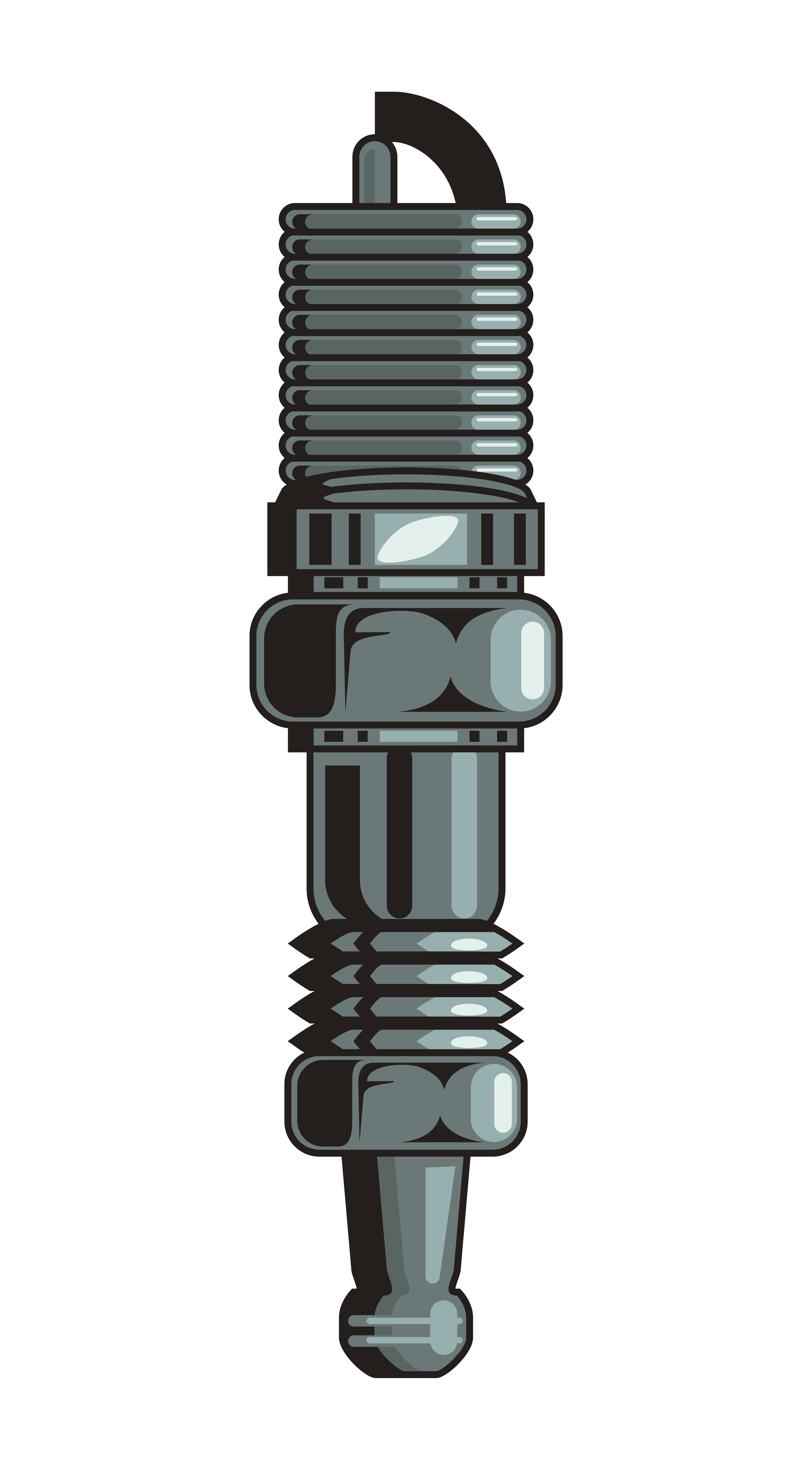 Spark Plug Vector Art Icons And Graphics For Free Download