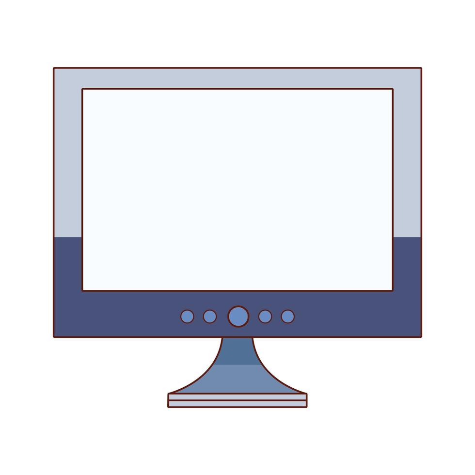 desktop computer display 2495097 Vector Art at Vecteezy