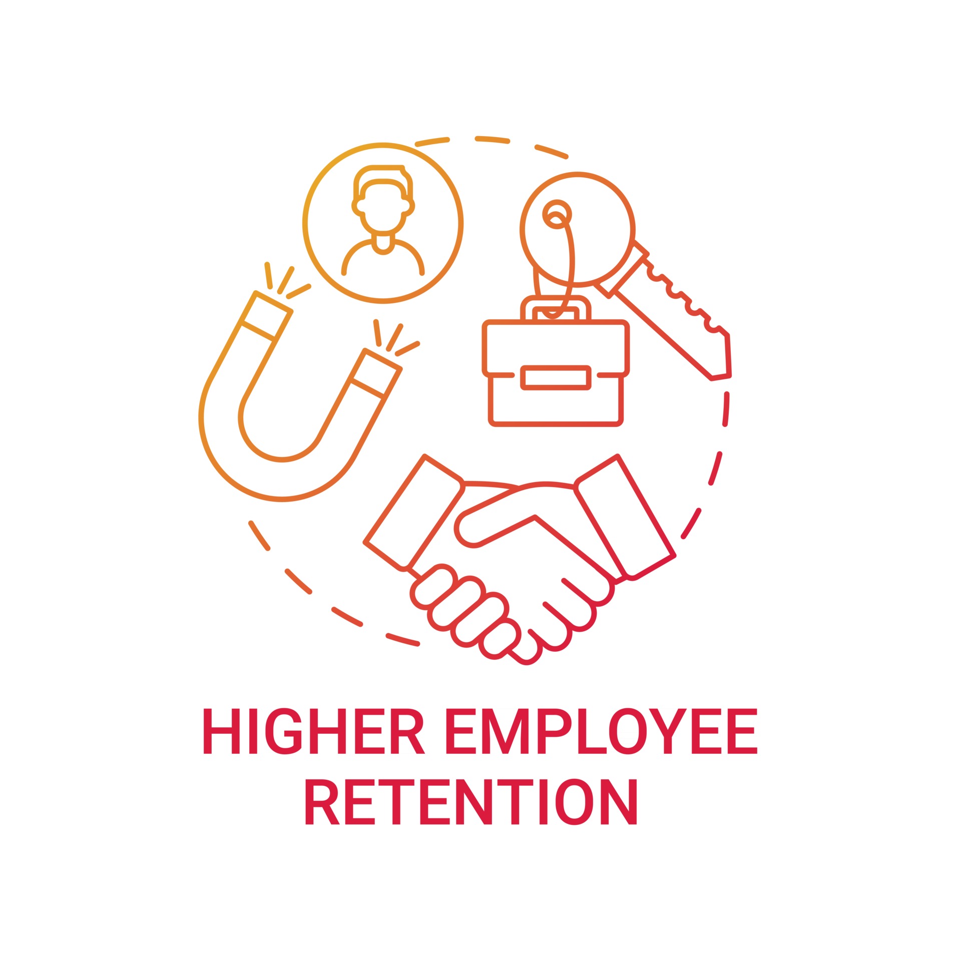 Higher employee retention concept icon 2498816 Vector Art at Vecteezy Higher employee retention concept icon 2498816 Vector Art at Vecteezy