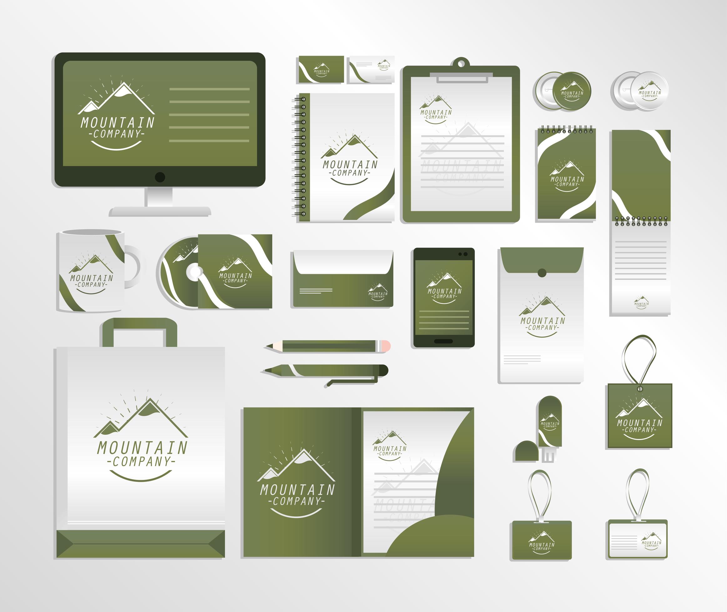 corporate identity creative 2503102 Vector Art at Vecteezy