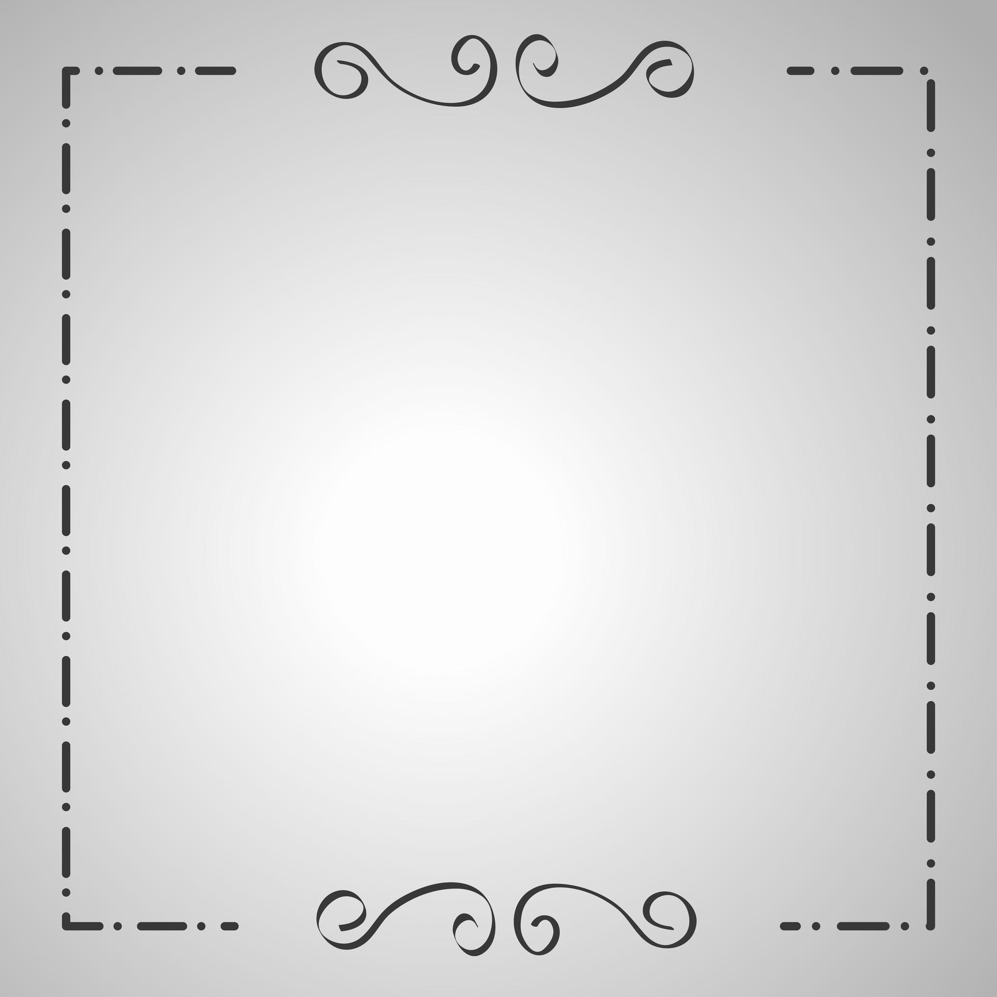 ornate frames scroll 2503677 Vector Art at Vecteezy