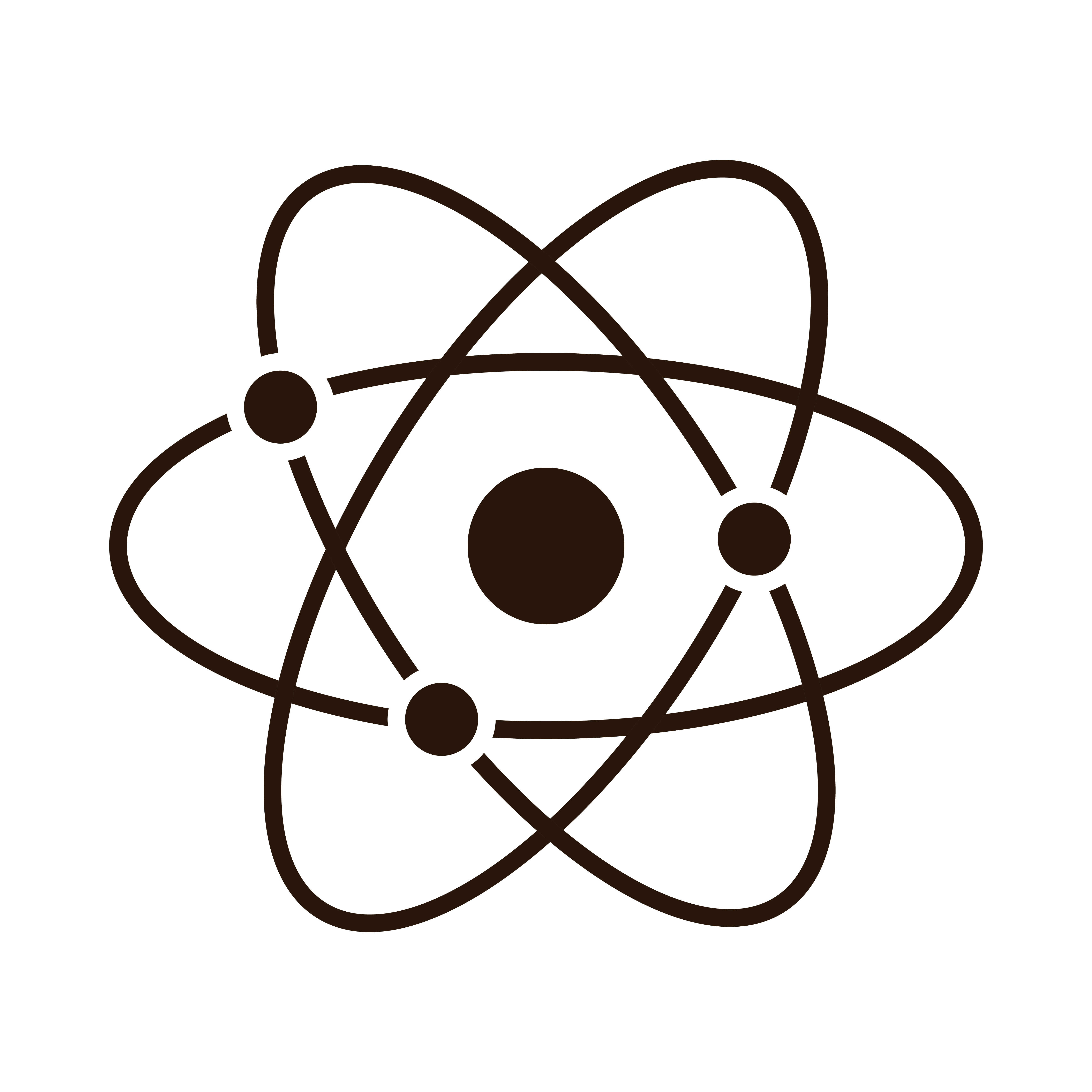 School Education Atom Molecule Science Supply Silhouette Style Icon 2505602 Vector Art At Vecteezy