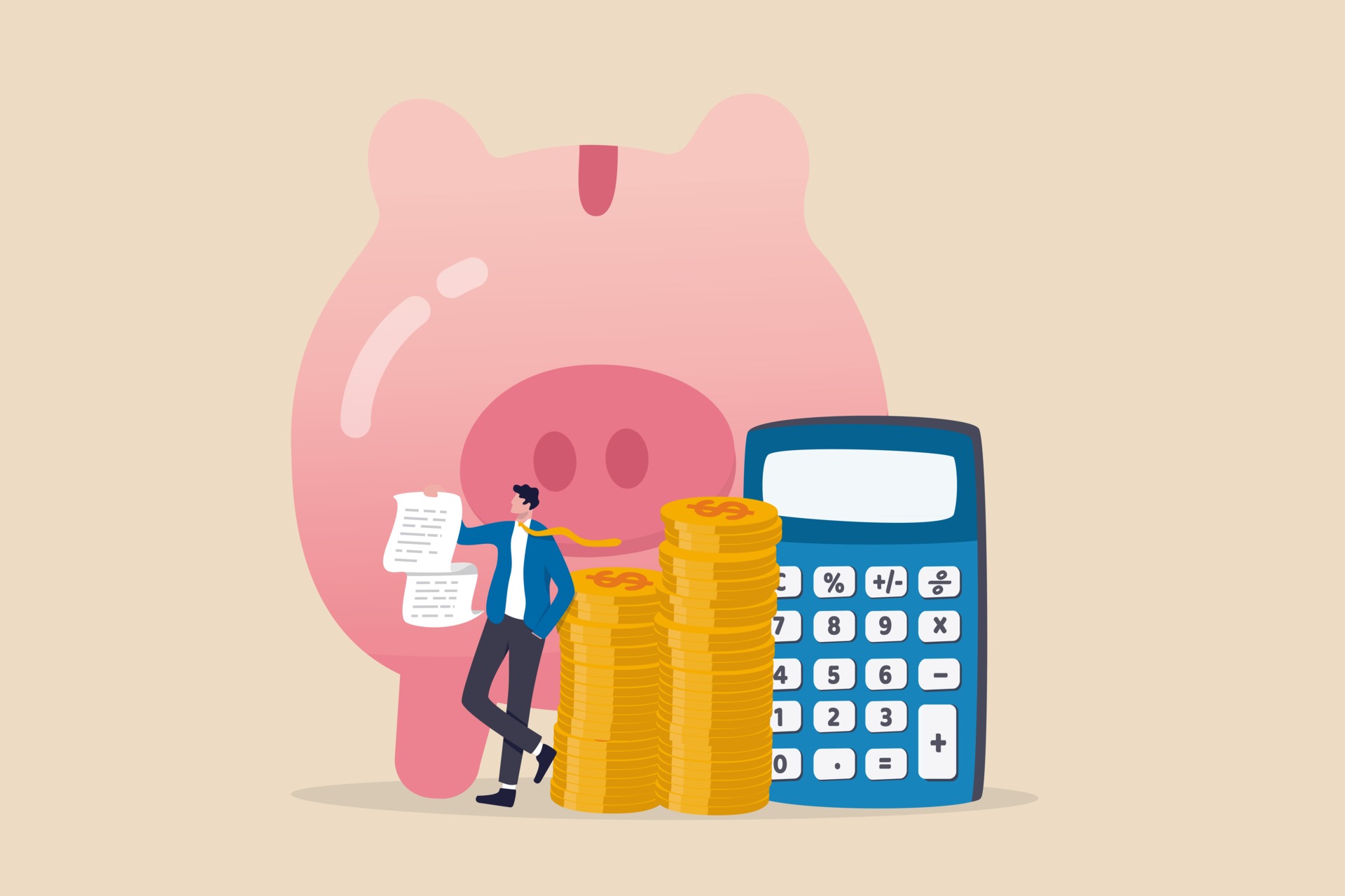 Budget Expense And Cost Calculation Investment Advisor Or Financial budget-expense-and-cost-calculation-investment-advisor-or-financial