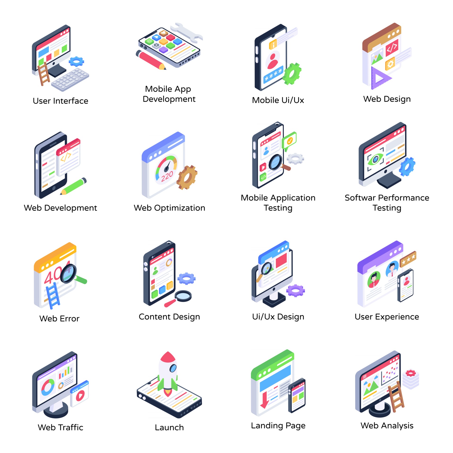 paquete de desarrollo web 2513677 Vector en Vecteezy