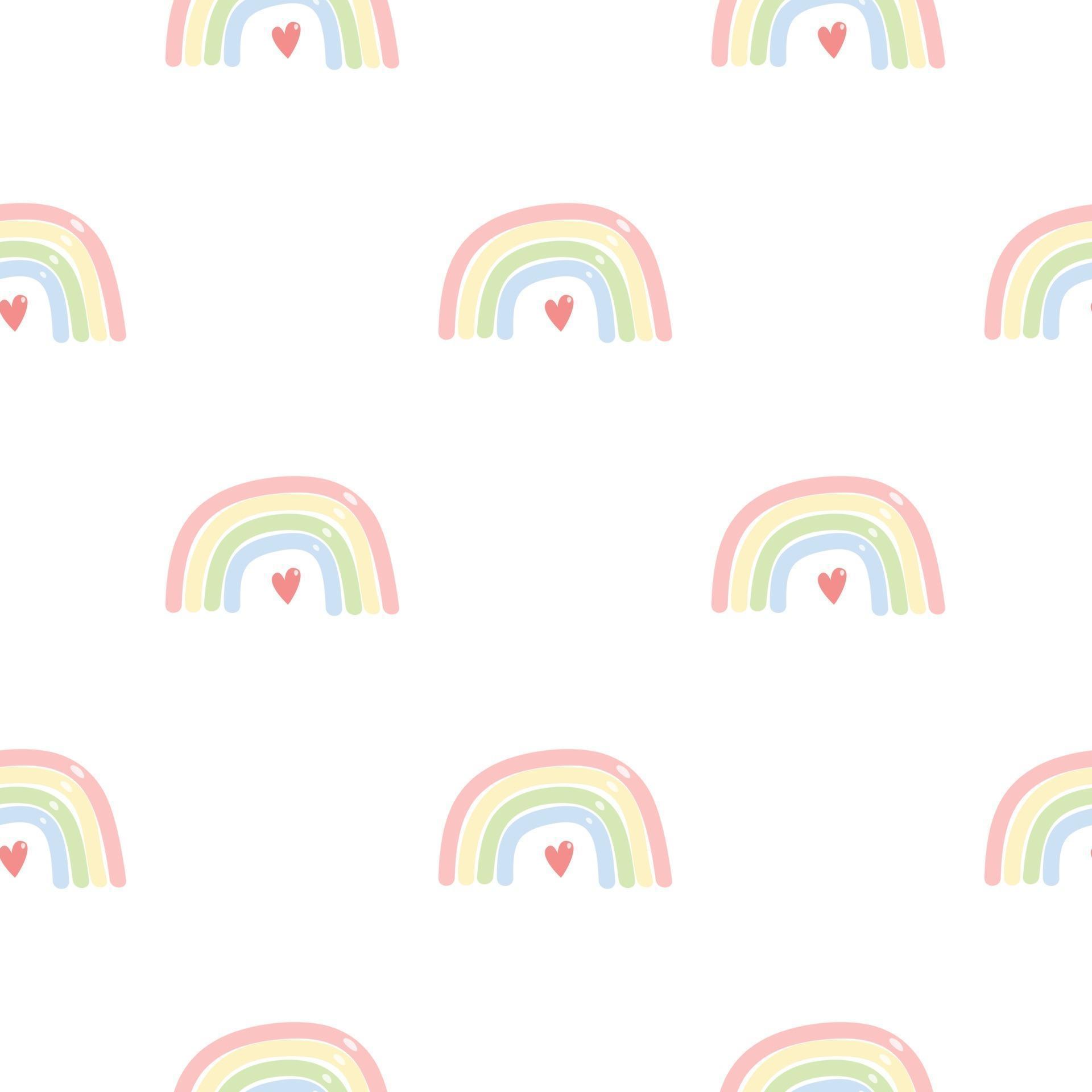 Rainbow seamless pattern Vector colorful illustration 2513831 Vector ...