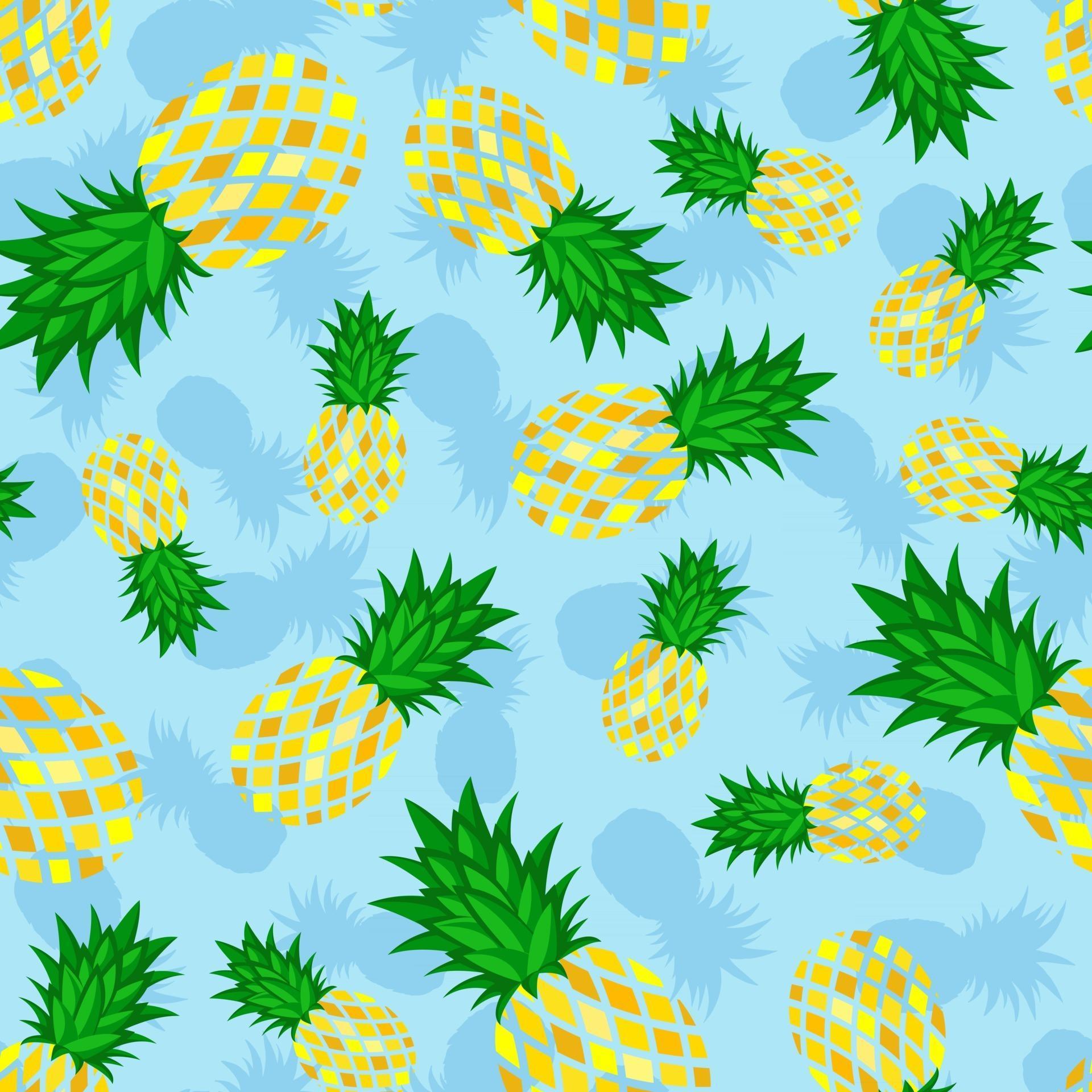 Seamless pineapple pattern 2513848 Vector Art at Vecteezy