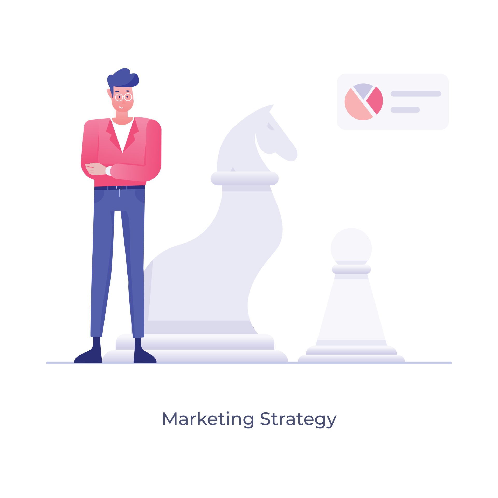 Marketing Strategy Elements 2514046 Vector Art at Vecteezy