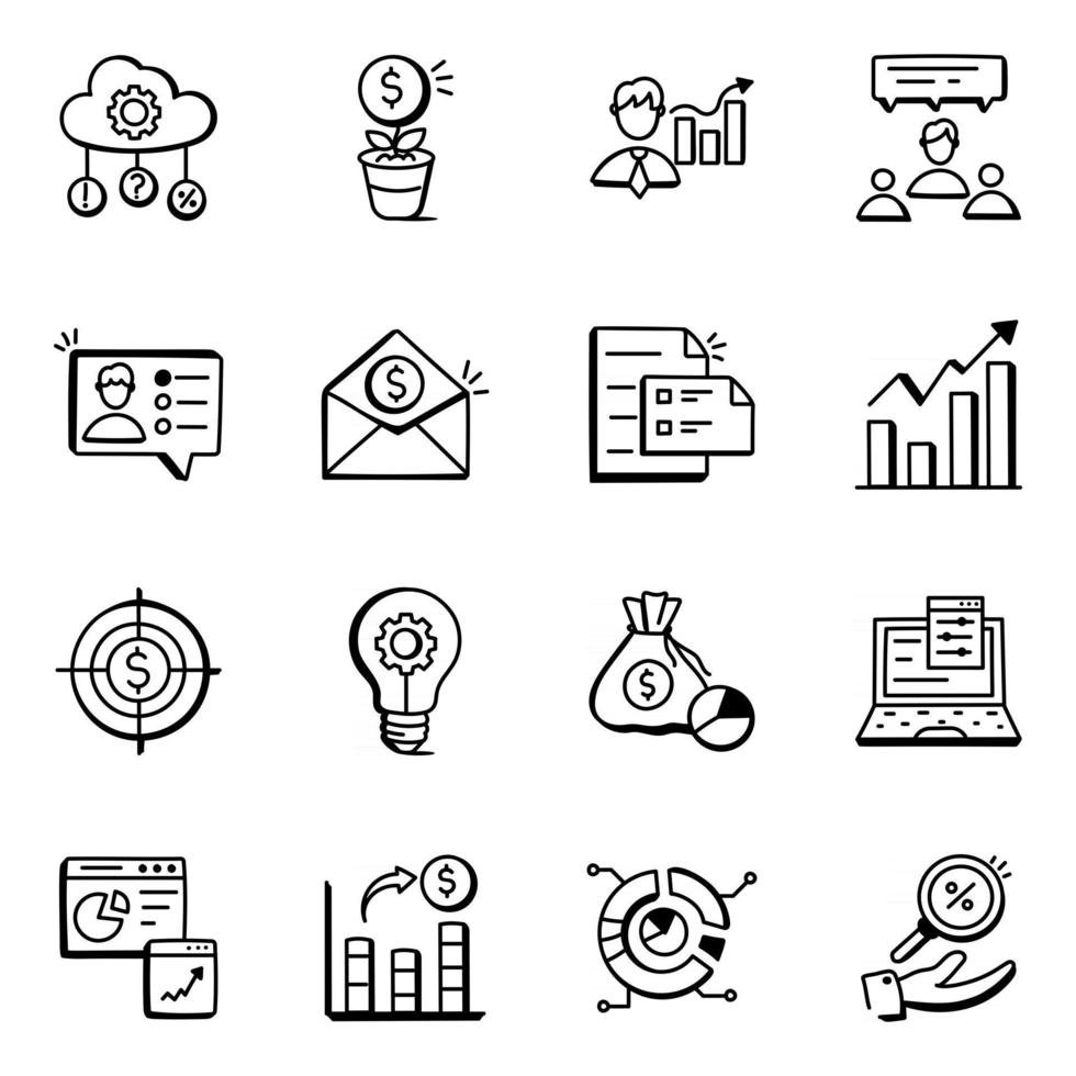 Pack of Finance 2517965 Vector Art at Vecteezy