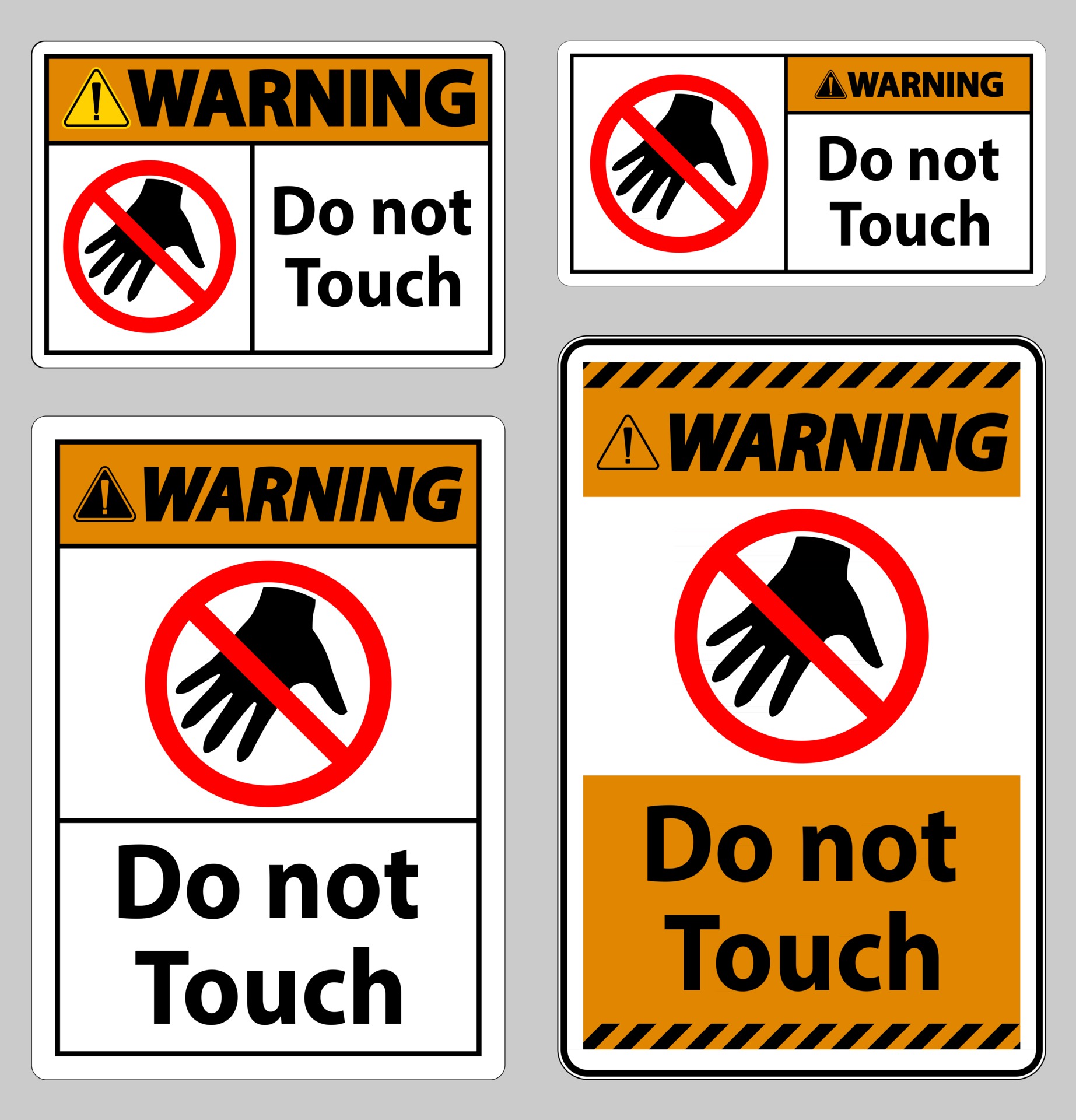 Warning sign do not touch and please do not touch 2521032 Vector Art at ... Warning sign do not touch and please do not touch 2521032 Vector Art at ...