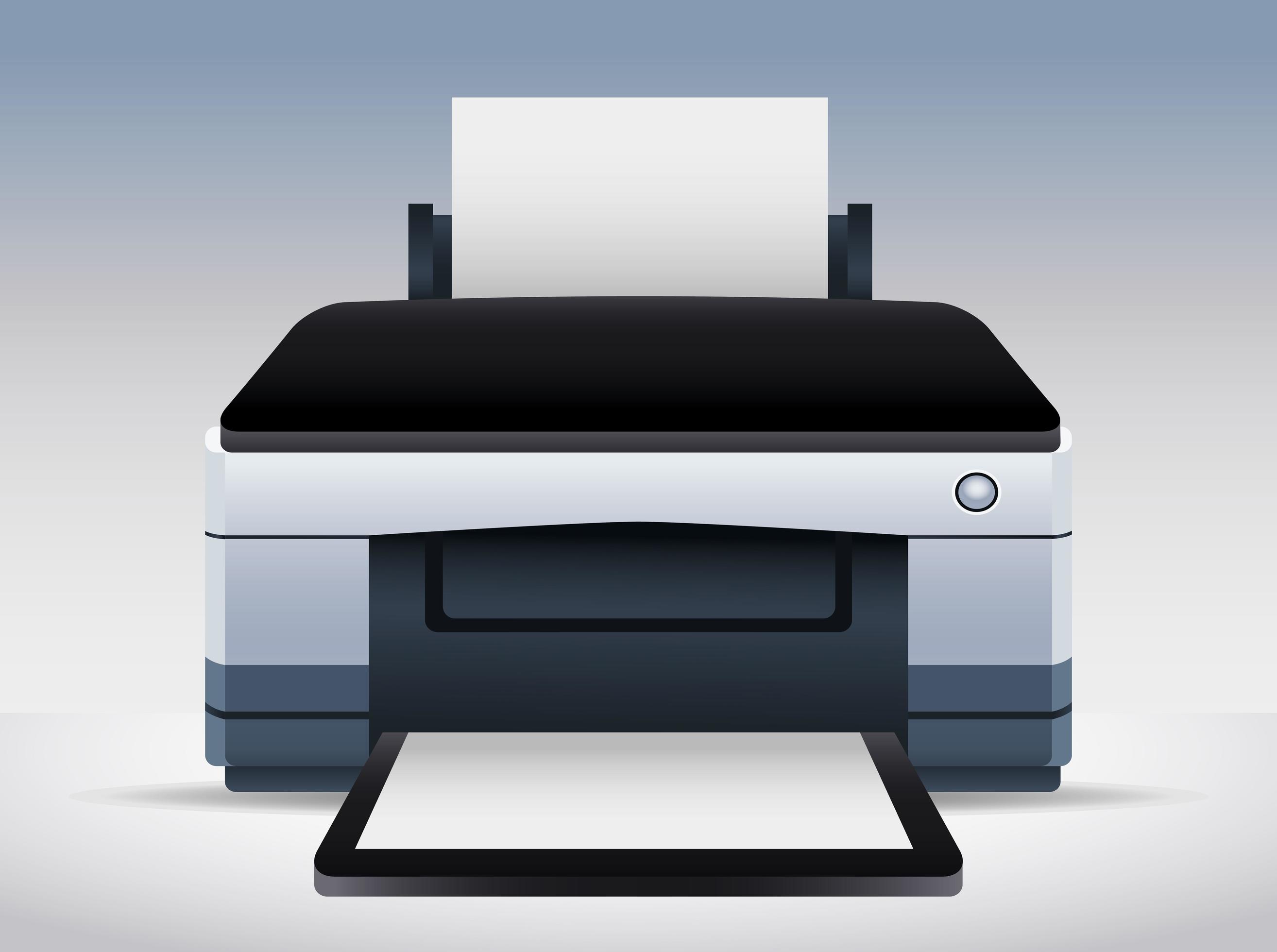 printer hardware machine device icon 2526369 Vector Art at Vecteezy