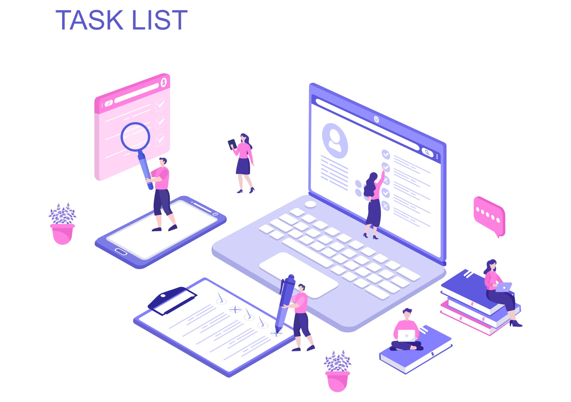 Task List Vector Illustration 2531090 Vector Art at Vecteezy