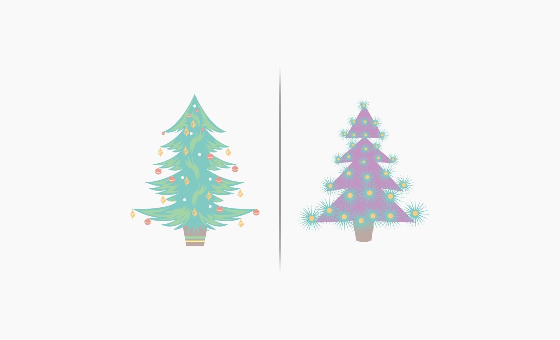 Christmas tree icon design vector 2531563 Vector Art at Vecteezy
