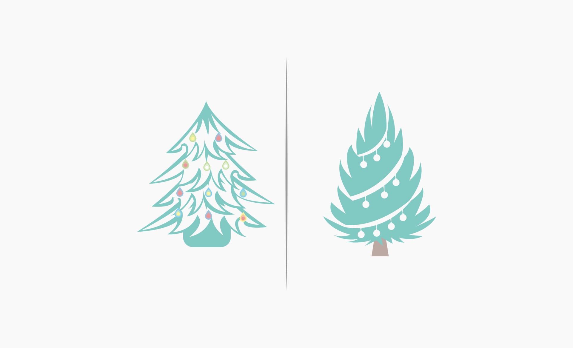 Christmas tree icon design vector 2531569 Vector Art at Vecteezy