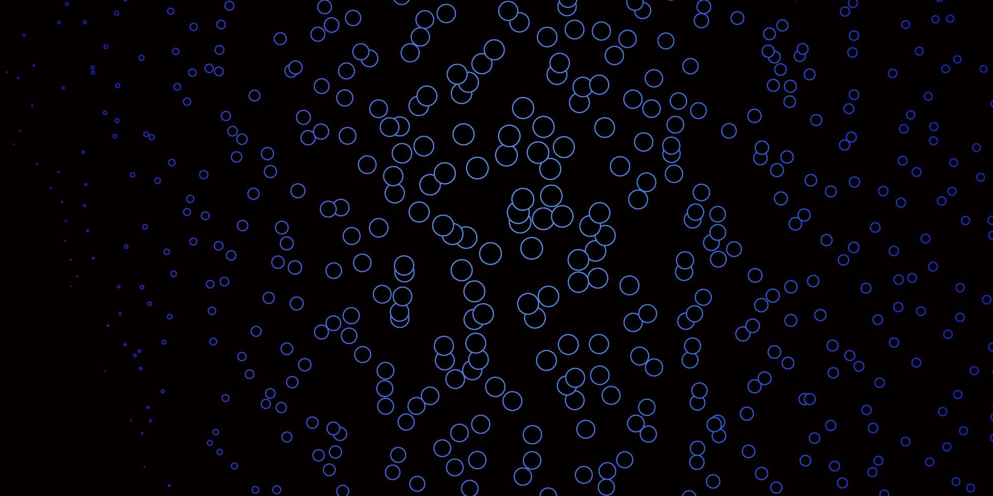 Dark Blue Vector Texture With Disks Abstract Colorful Disks On Simple Gradient Background Design