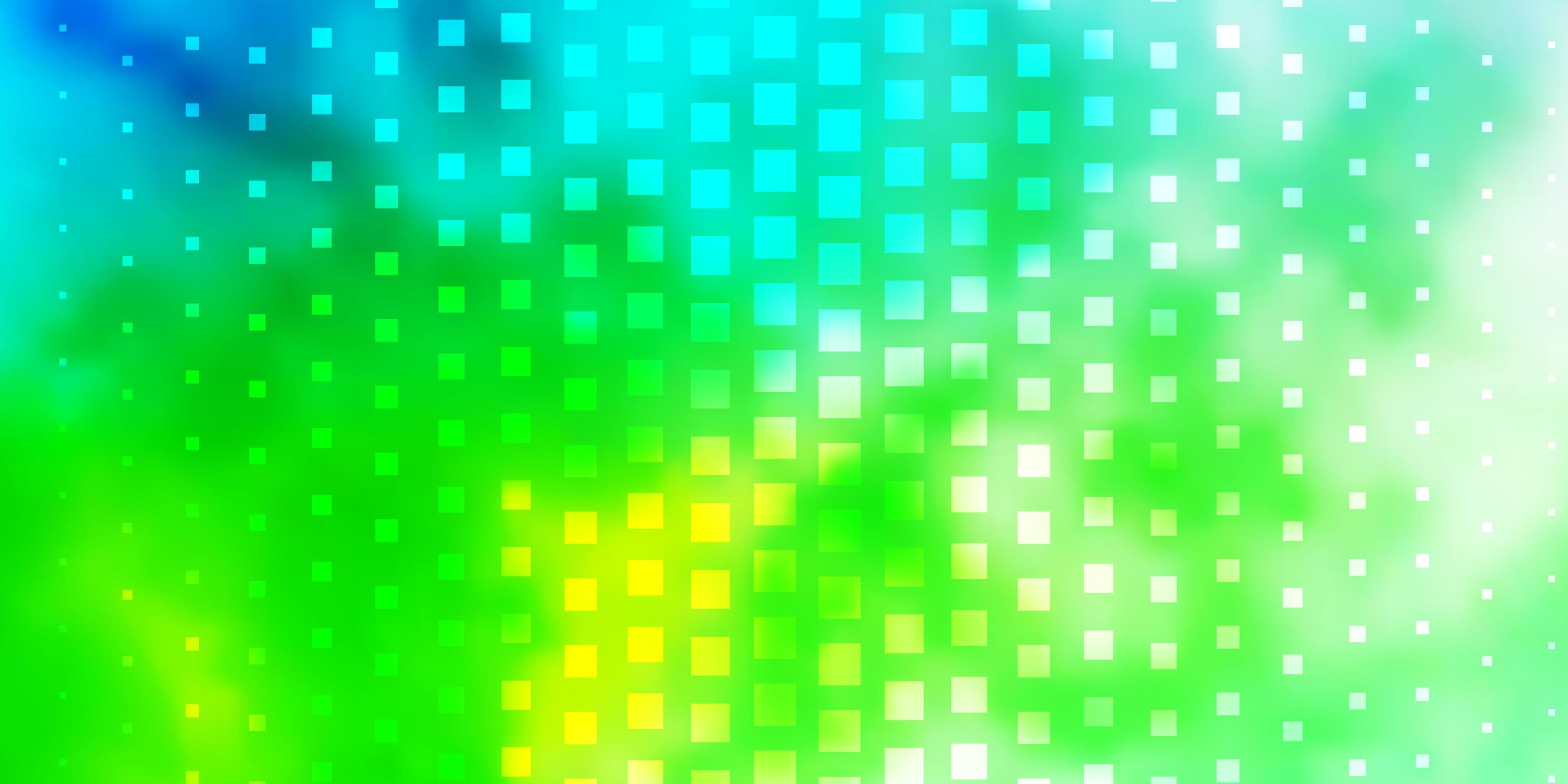 Light Blue Green Vector Template In Rectangles Illustration With A Set Of Gradient Rectangles