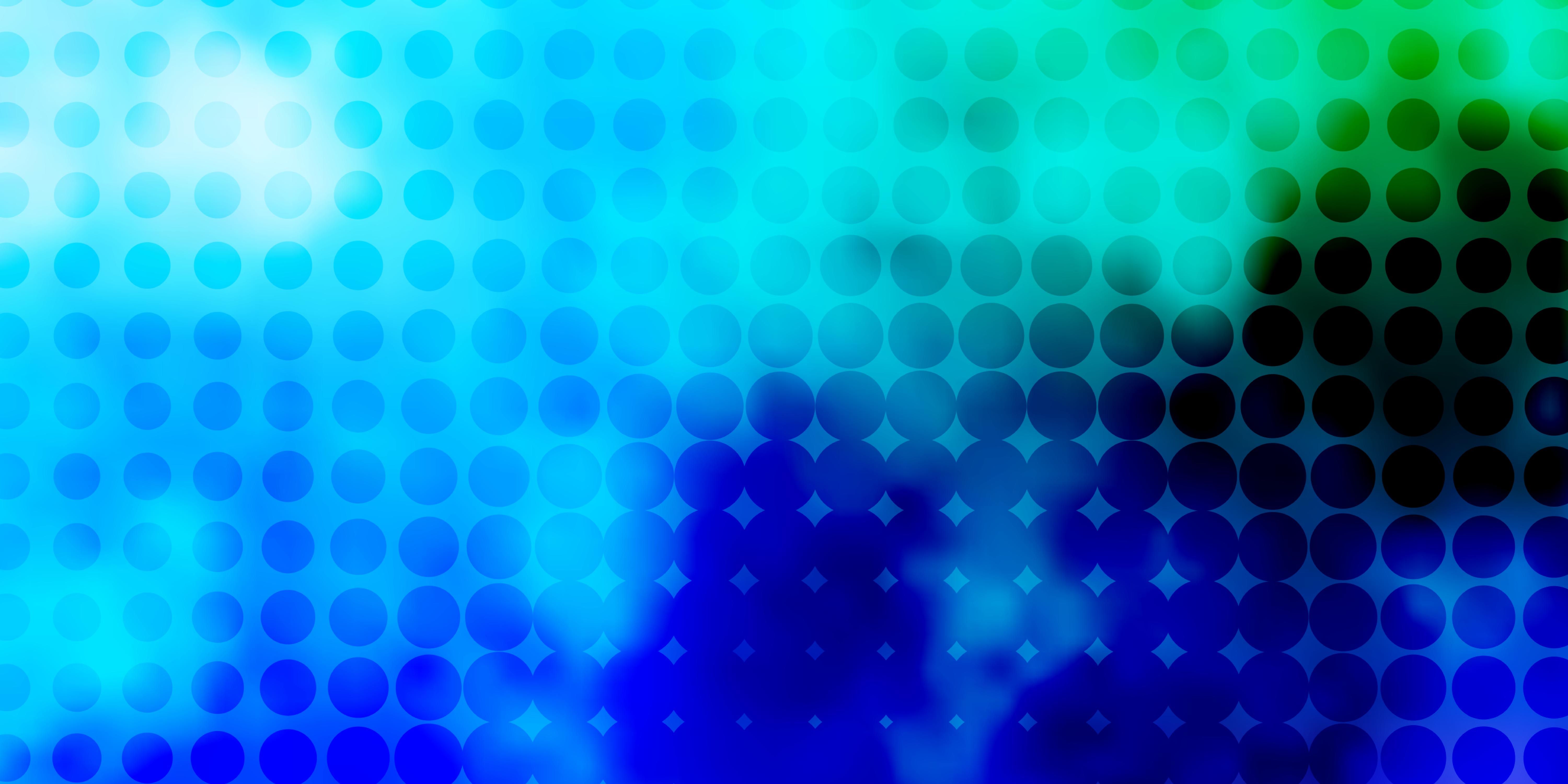 Light Blue Green Vector Texture With Disks Abstract Colorful Disks On