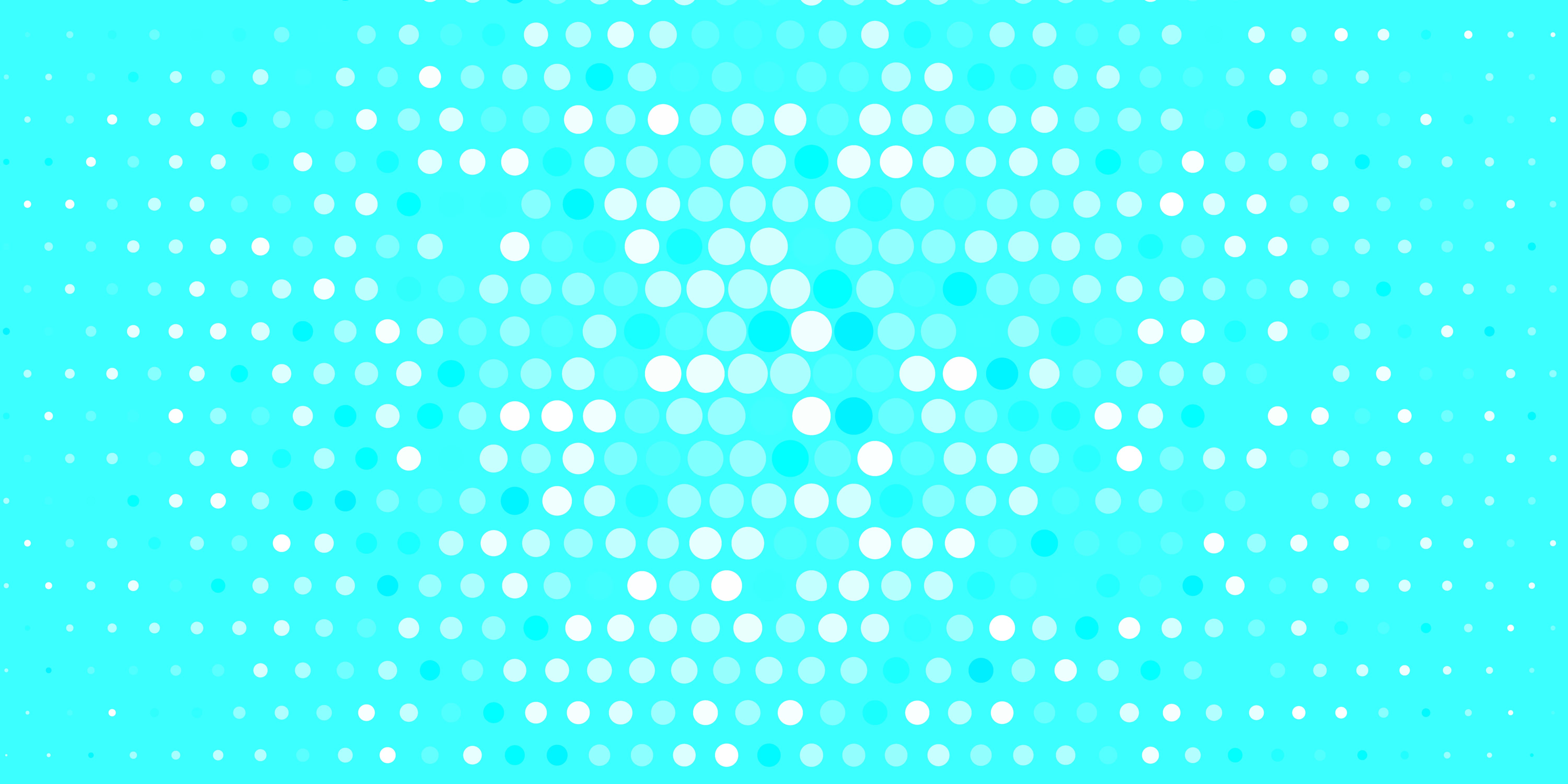 Plantilla De Vector Verde Azul Claro Con Círculos Ilustración Abstracta