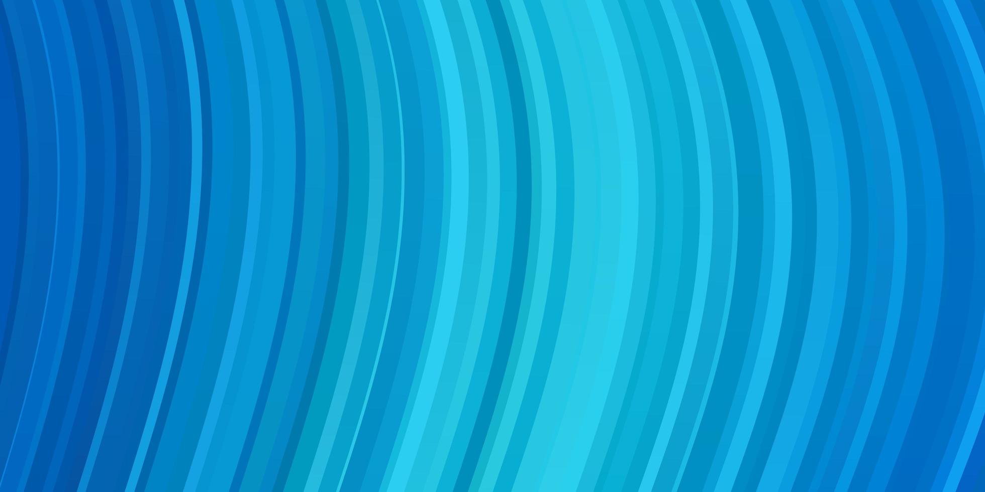 Light Blue Vector Pattern With Curves Bright Illustration With Gradient Circular Arcs Pattern