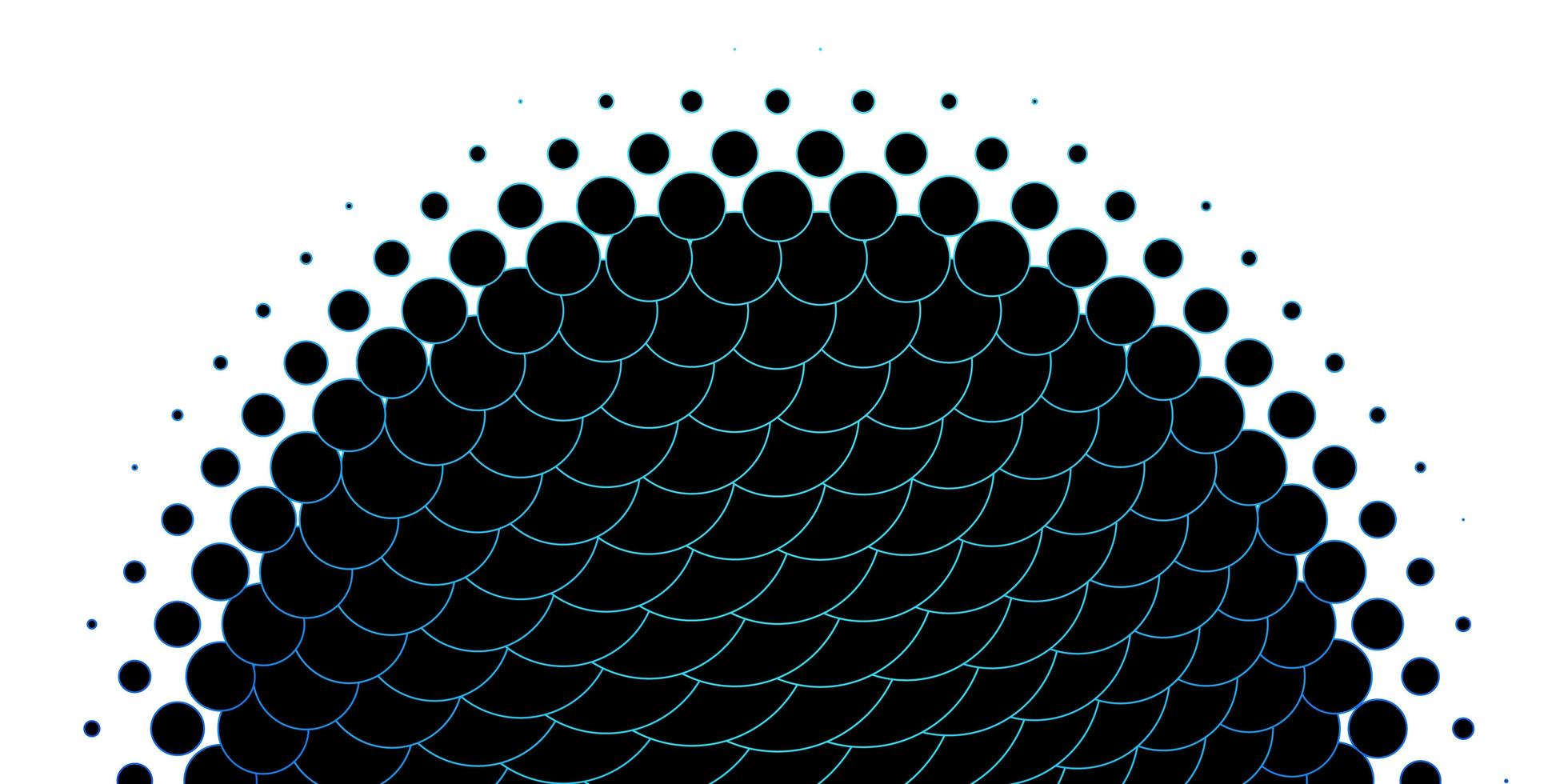 Light Blue Vector Texture With Disks Colorful Illustration With Gradient Dots In Nature Style