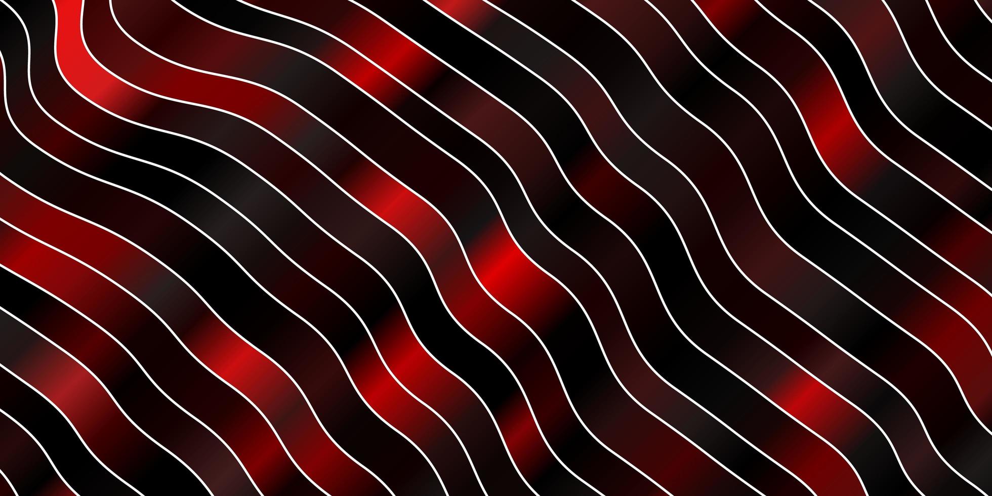 Dark Red Vector Pattern With Curves Illustration In Abstract Style With Gradient Curved Pattern
