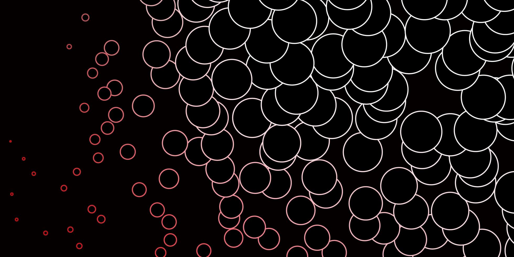 Dark Red Vector Backdrop With Circles Abstract Decorative Design In Gradient Style With Bubbles