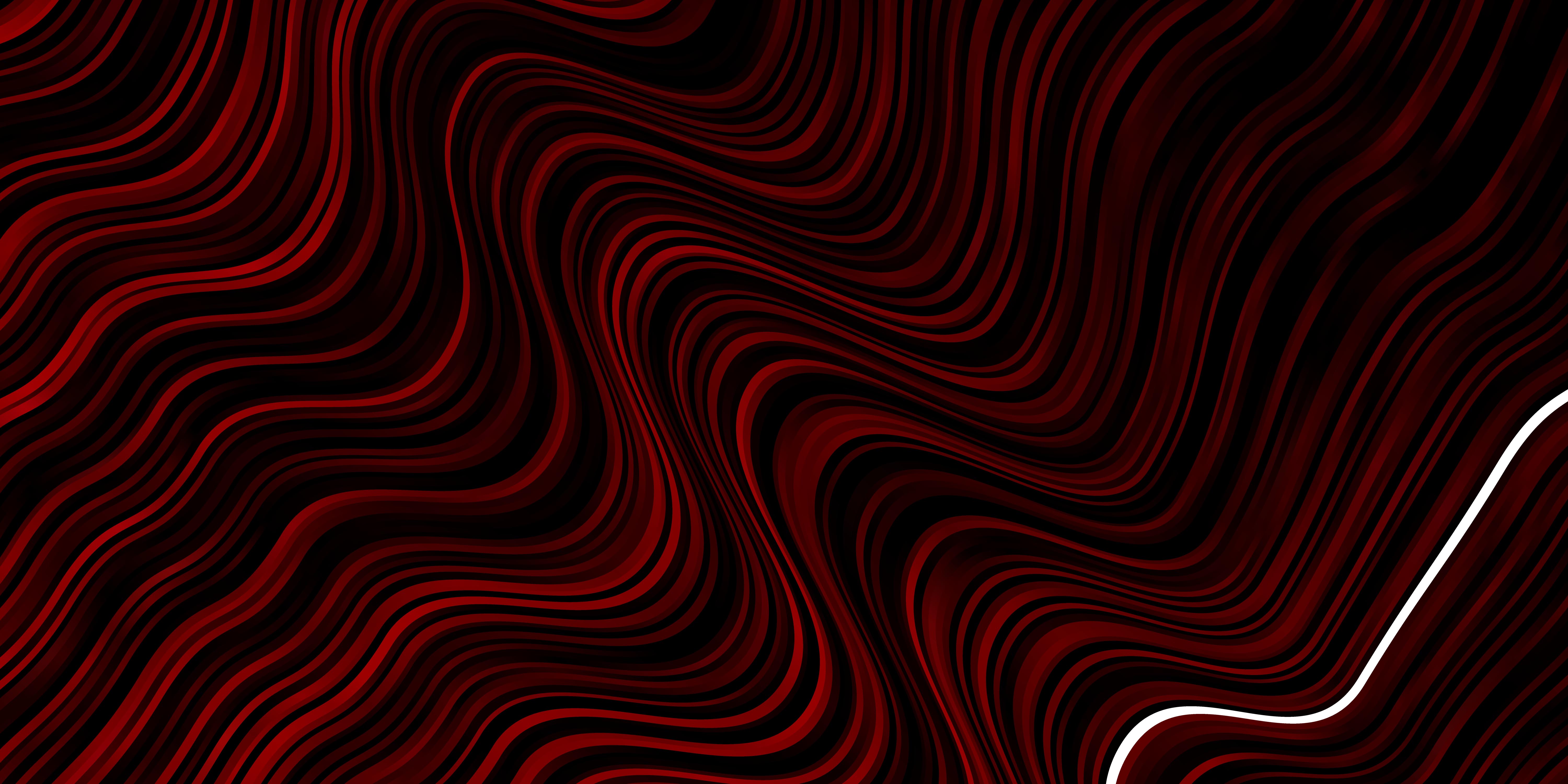 Dark Red Vector Pattern With Curves Abstract Gradient Illustration With Wry Lines Pattern For