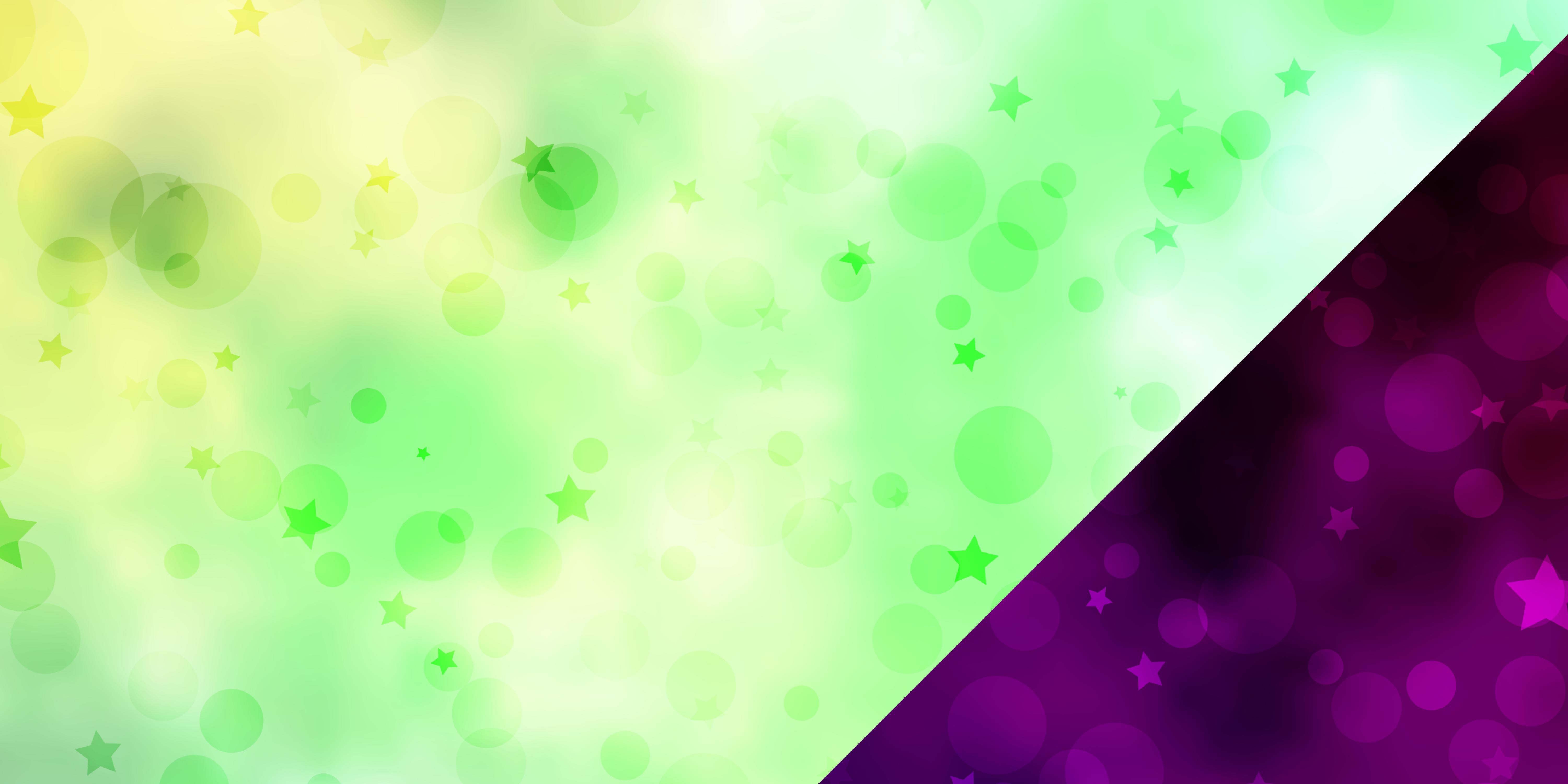 Vector Layout With Circles Stars Colorful Disks Stars On Simple Gradient Background Pattern For