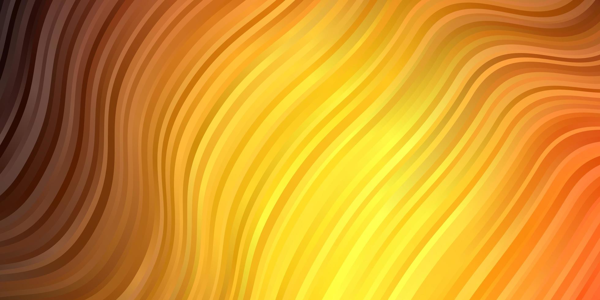 Fondo de vector naranja oscuro con líneas dobladas nueva ilustración ...